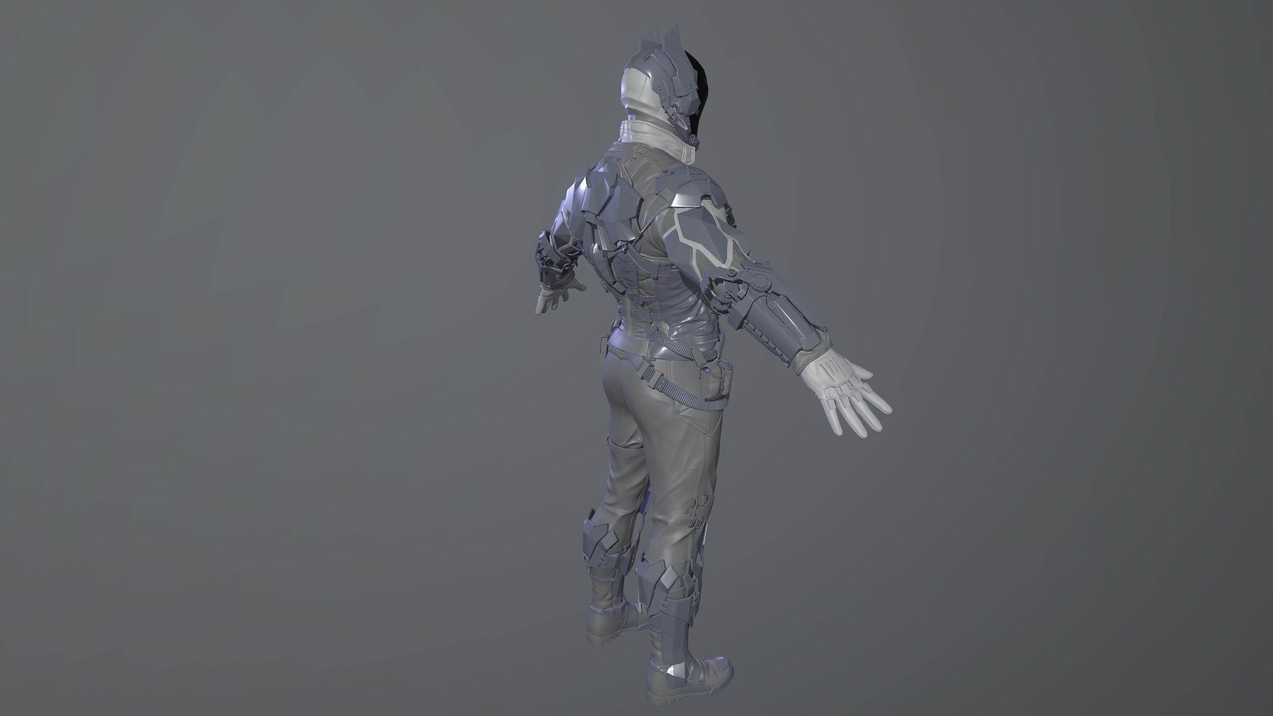 Character Batman Arkham Knight High poly 3D model rigged | CGTrader