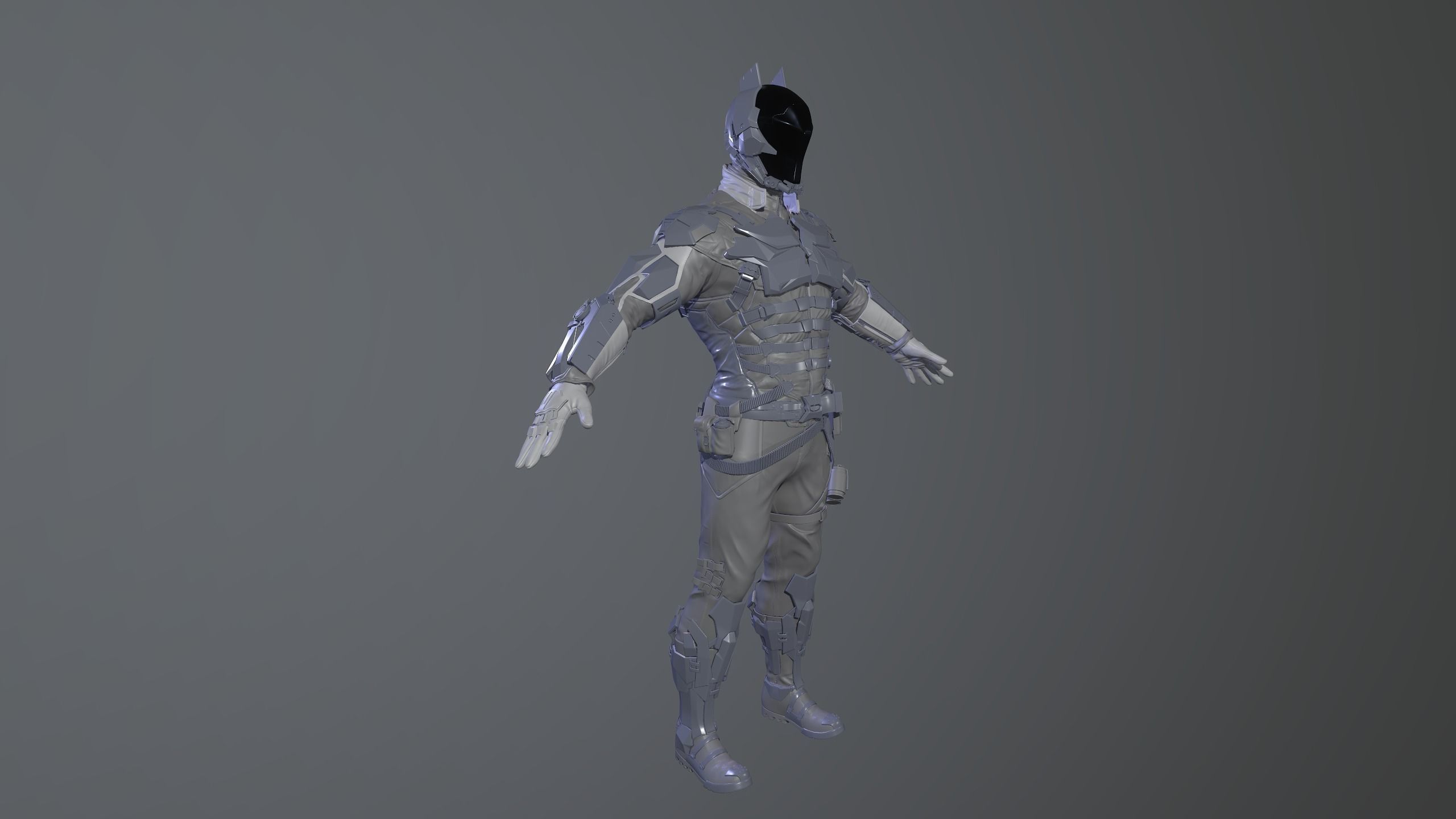 Character Batman Arkham Knight High poly 3D model rigged | CGTrader