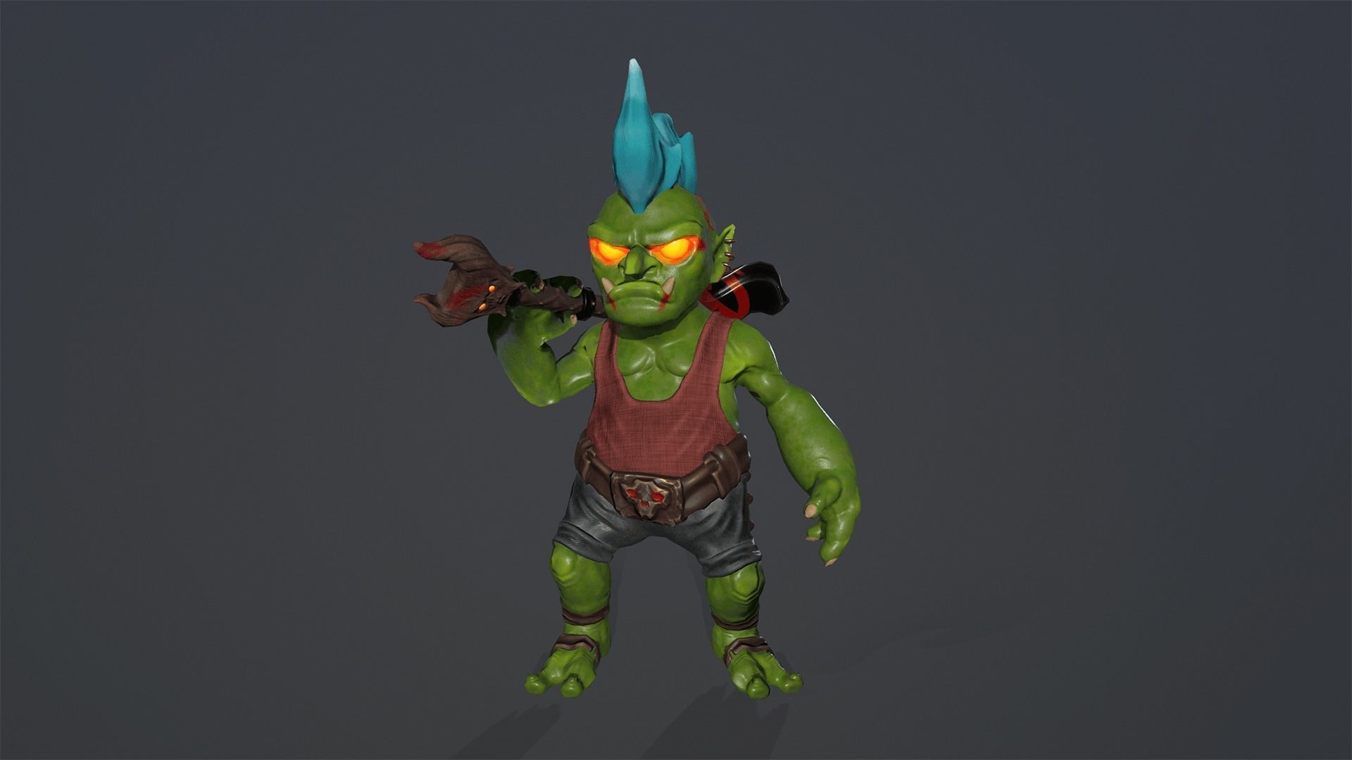 3D model Goblin punk VR / AR / low-poly | CGTrader