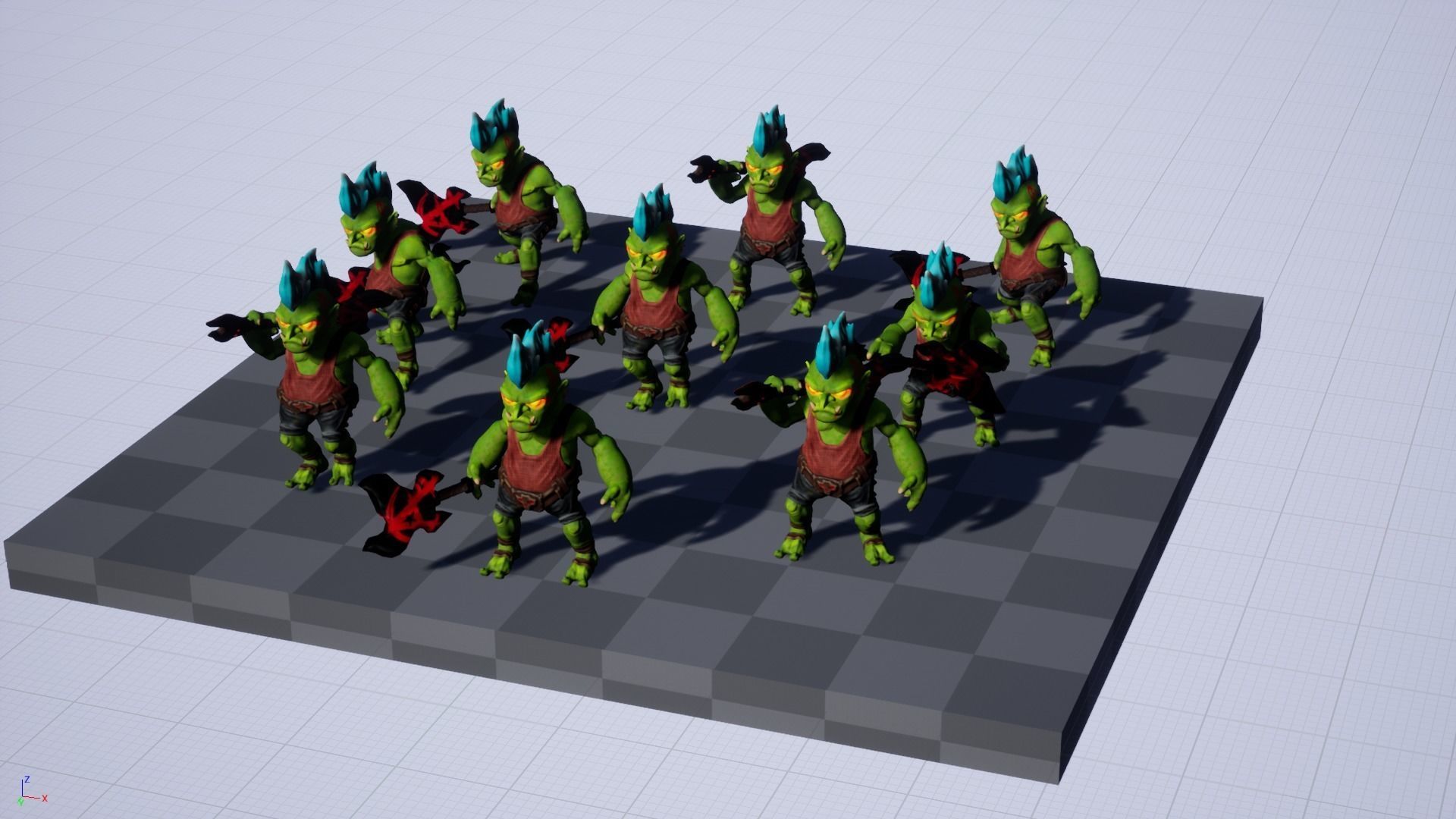 3D model Goblin punk VR / AR / low-poly | CGTrader