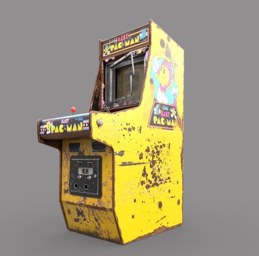 Old Arcade Machine 3D model | CGTrader
