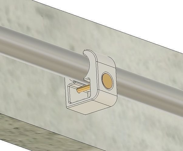 Pipe clamp holder pipe fixation 3D model 3D printable | CGTrader