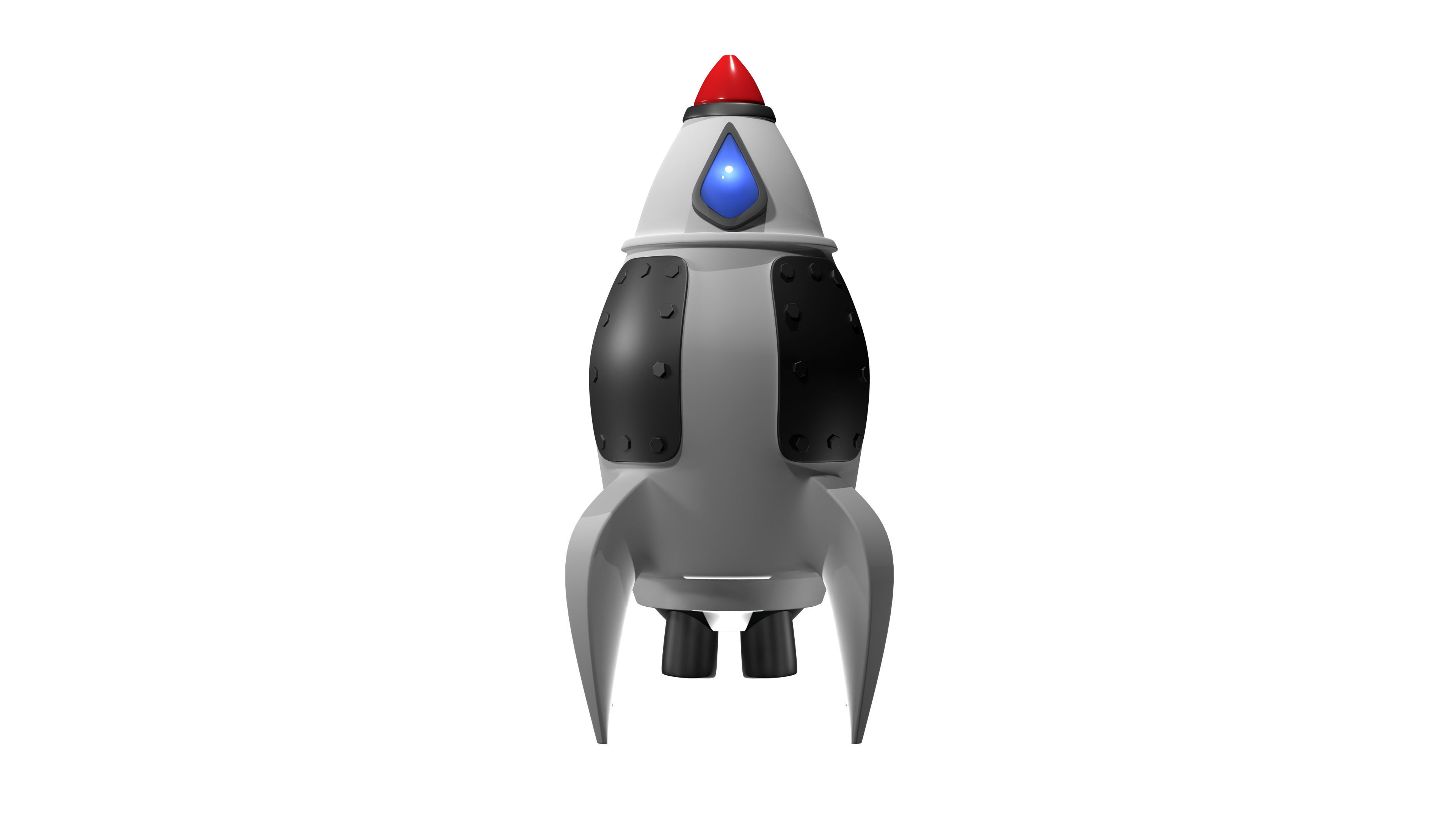 Toy Rocket Space Ship 3D model | CGTrader