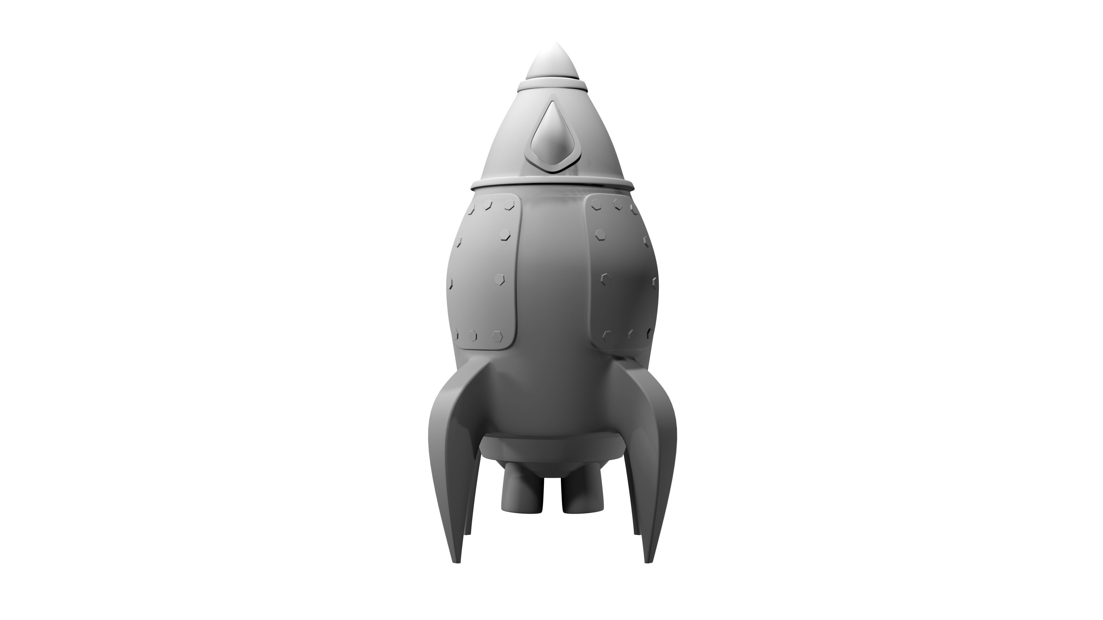 Toy Rocket Space Ship 3D model | CGTrader
