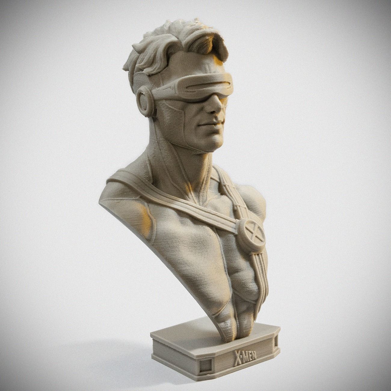 Cyclops X-Men Bust 3D model 3D printable | CGTrader