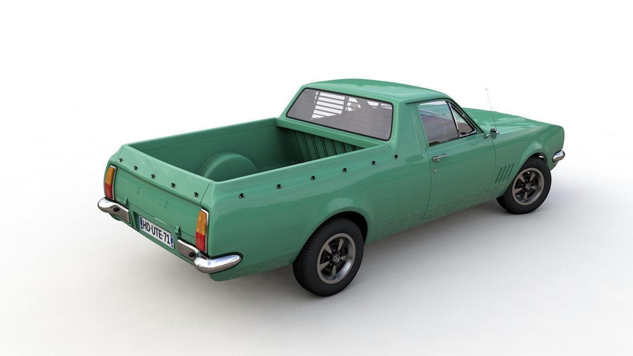 HOLDEN HG UTE GTS 1971 3D model | CGTrader