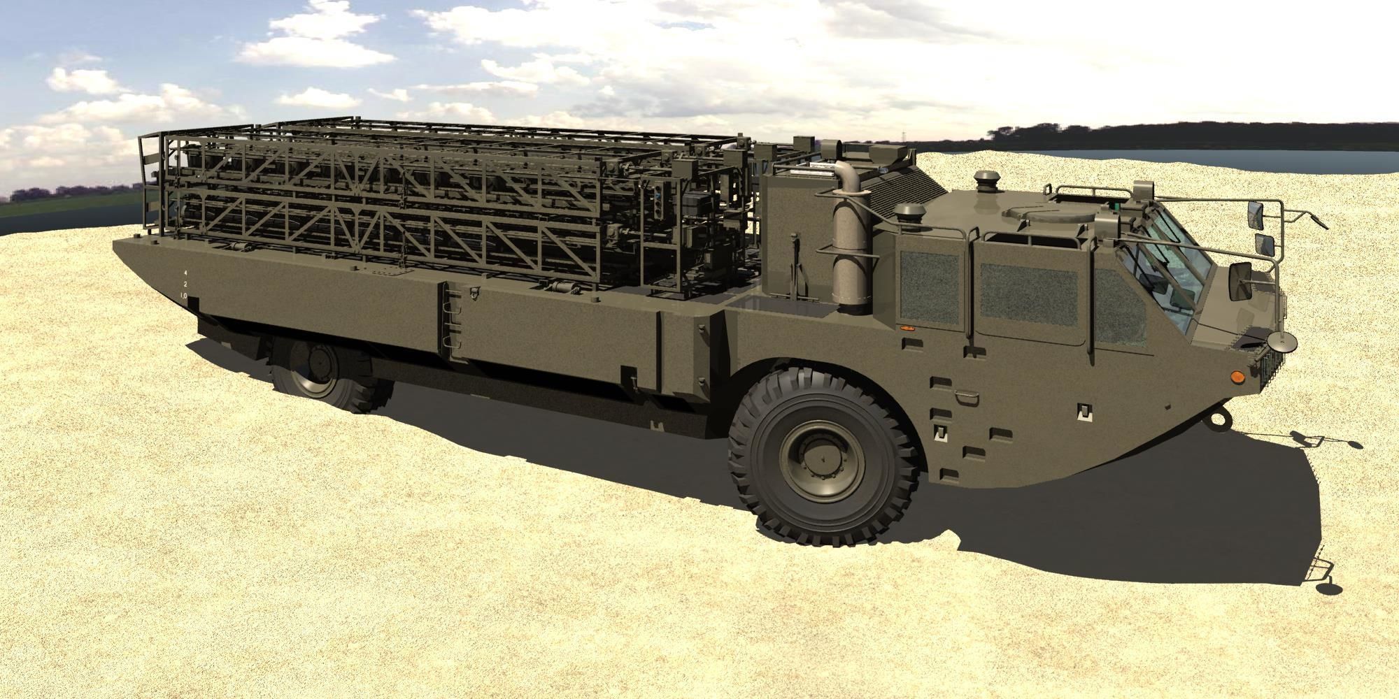 JGSDF Type94 Beach Minelayer Vehicle 3D model | CGTrader
