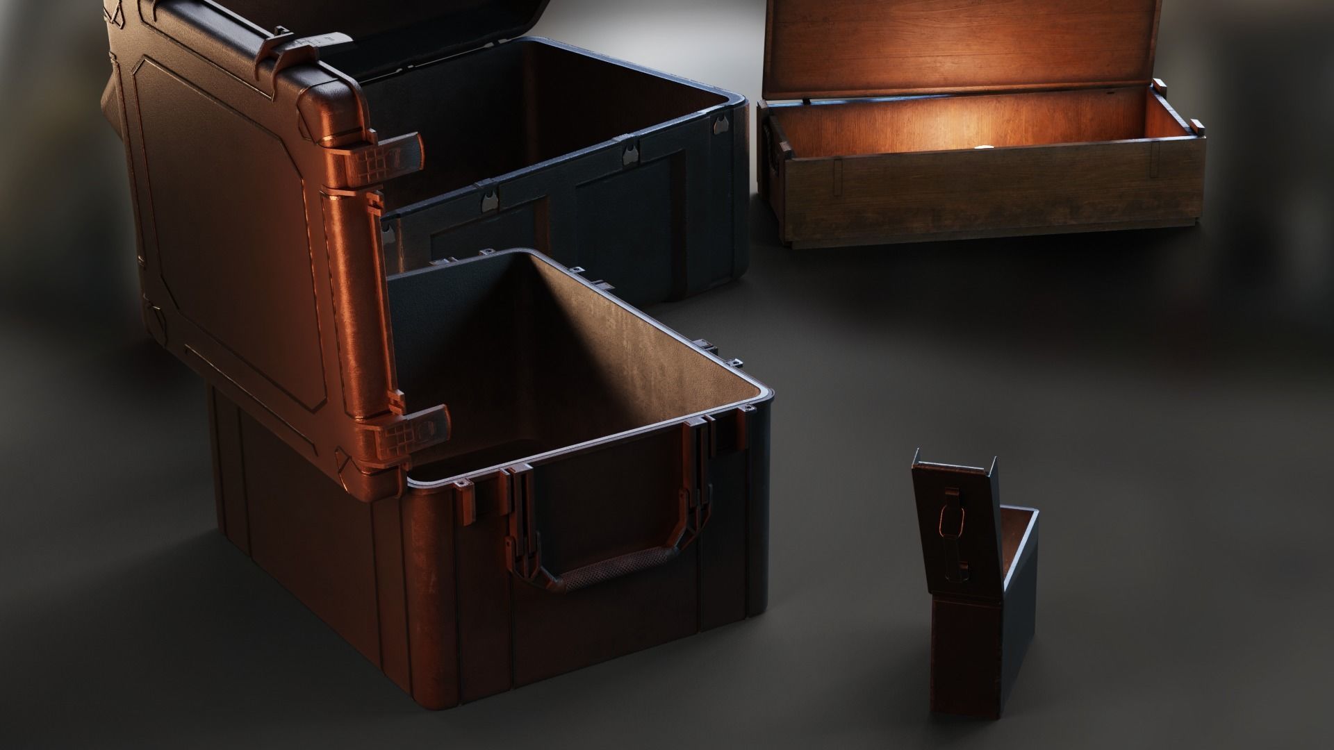 3D model Military Crates Collection PBR VR / AR / low-poly | CGTrader