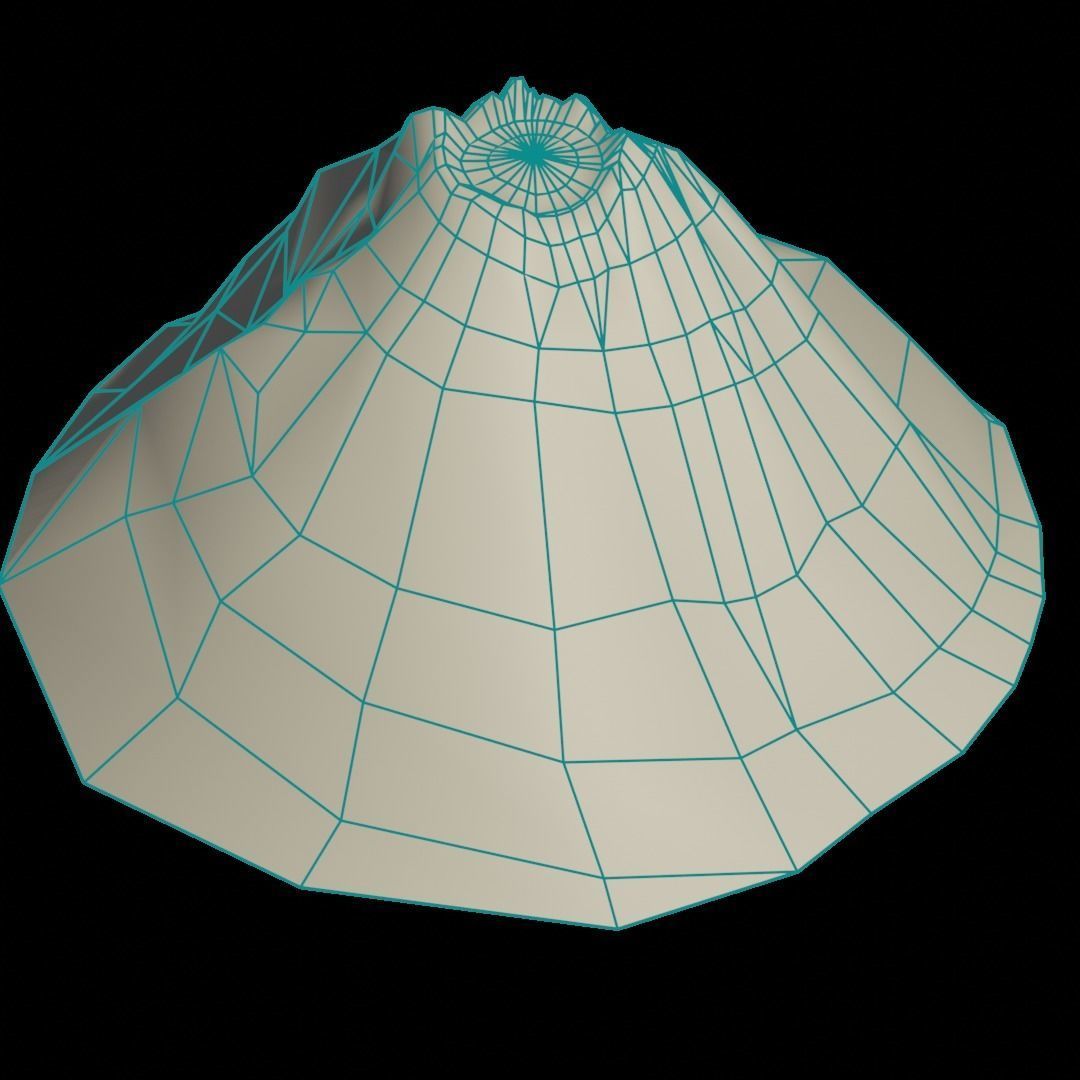 3D model Stylized PBR Low Poly Vulcano VR / AR / low-poly | CGTrader