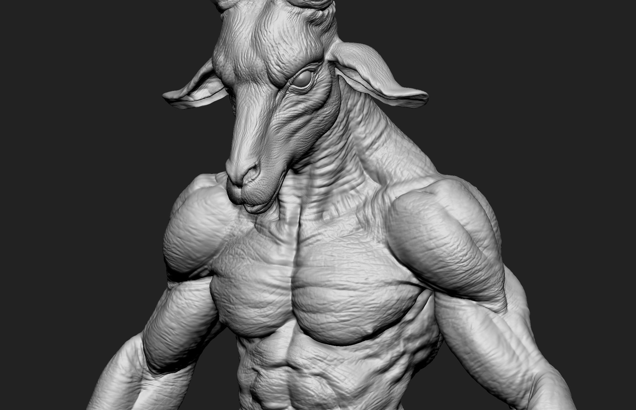 Demon 2 High Poly Sculpt 3D model | CGTrader