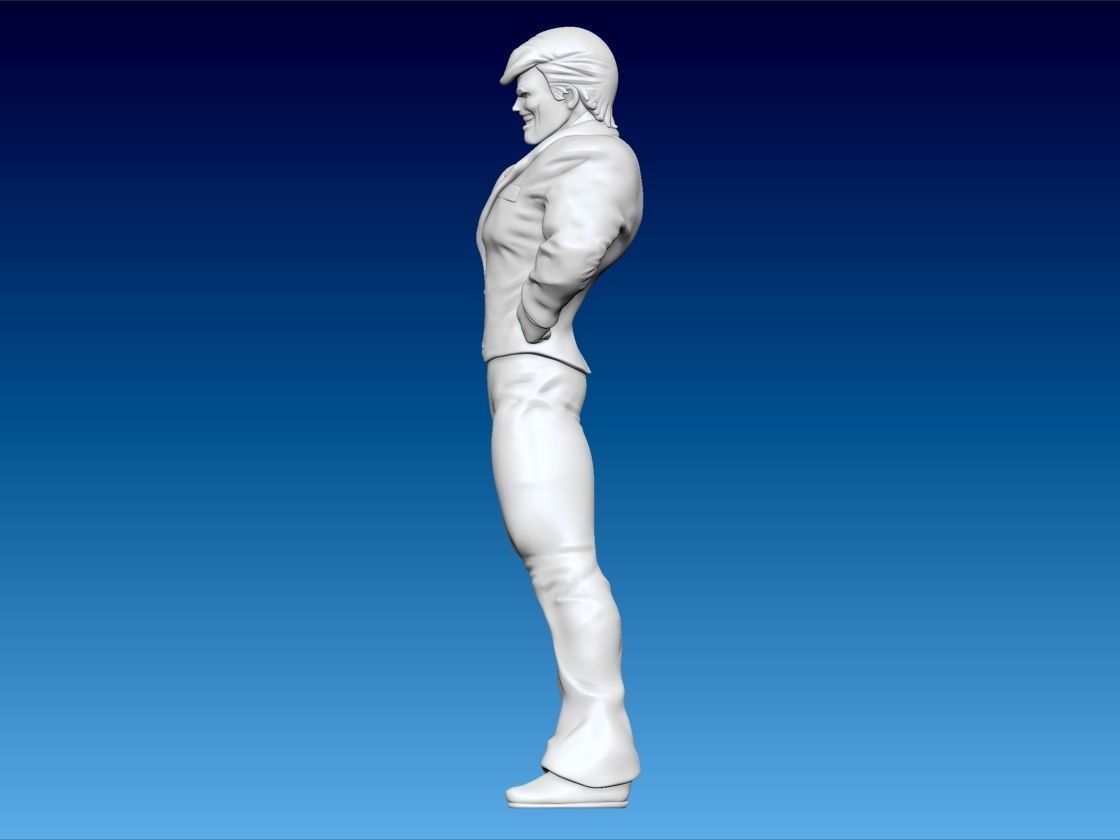 Wall Might All Might Trump 3D model 3D printable | CGTrader