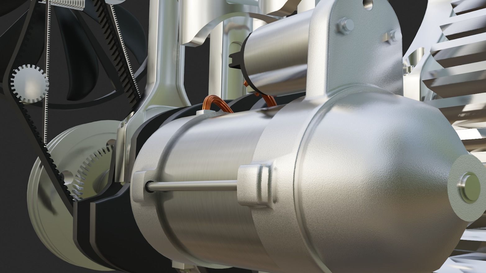 3 Animated Engines 3D Model Collection | CGTrader