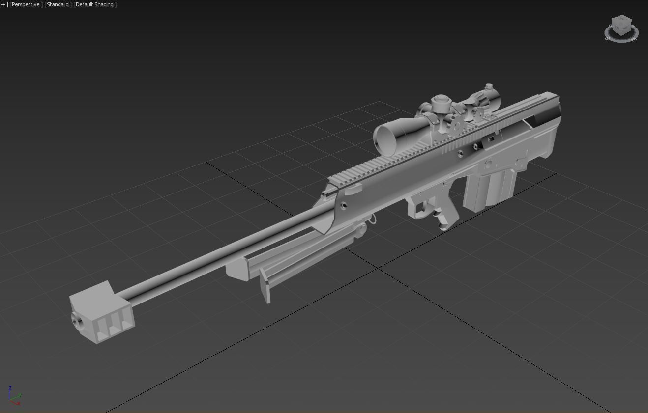 3D model XM500 Sniper Rifle VR / AR / low-poly | CGTrader