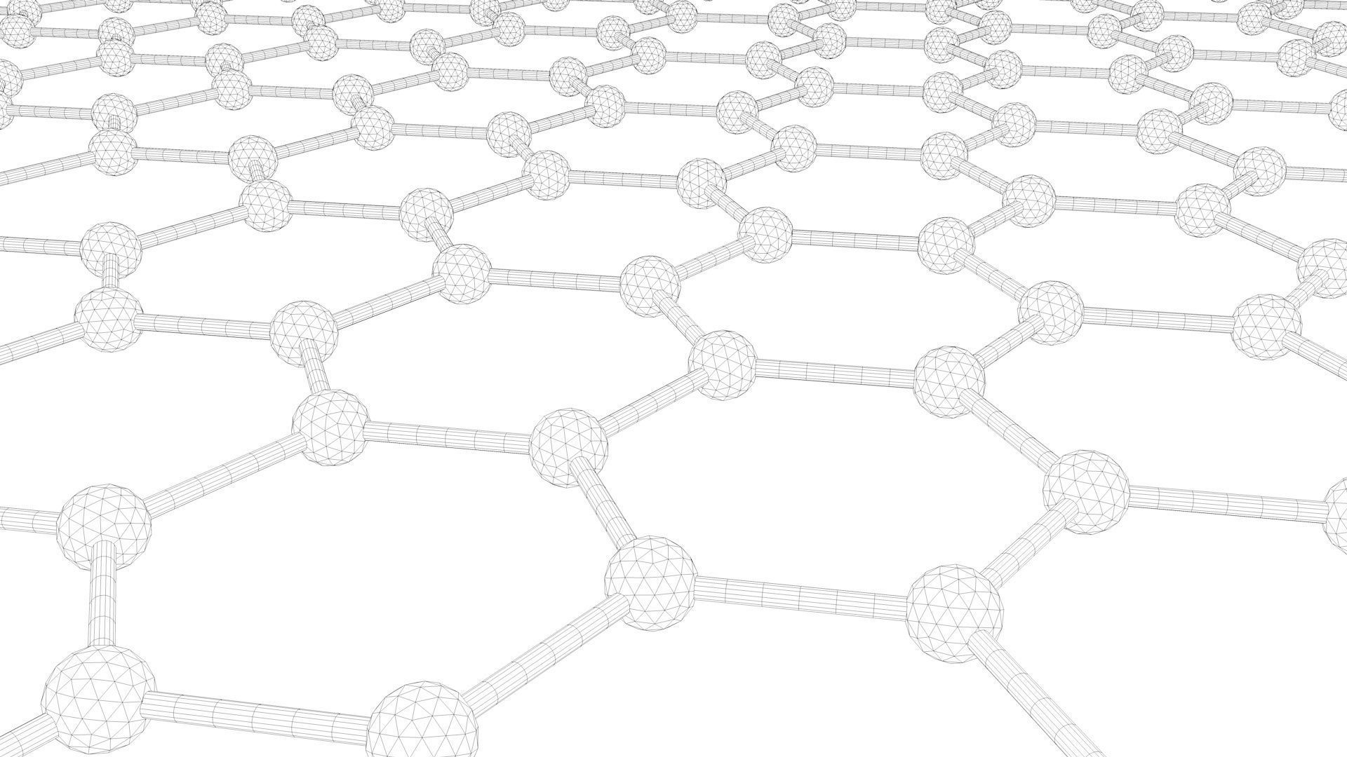 The set of models of graphene molecules 3D model | CGTrader