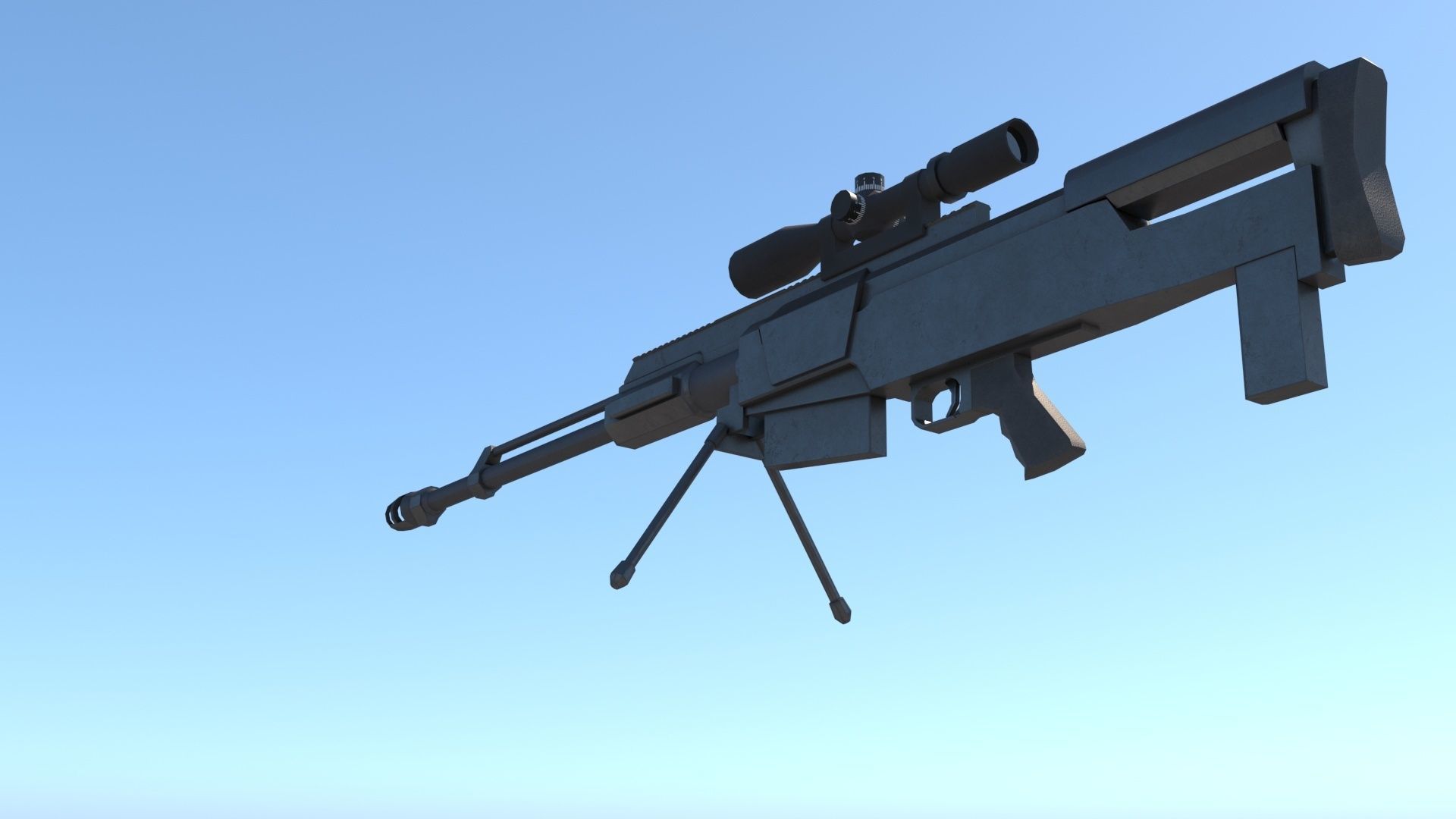 3D model Accuracy International AS50 VR / AR / low-poly | CGTrader