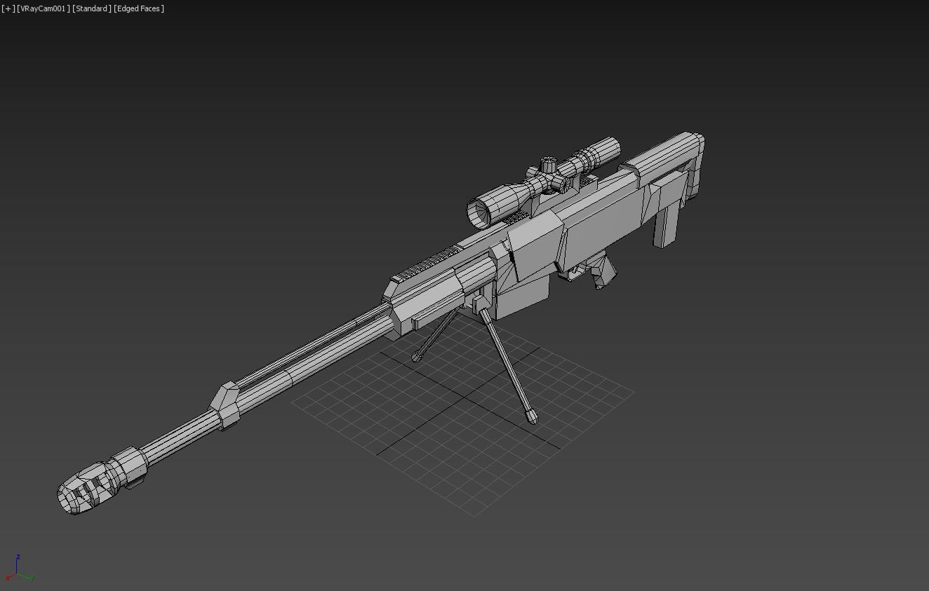 3D model Accuracy International AS50 VR / AR / low-poly | CGTrader