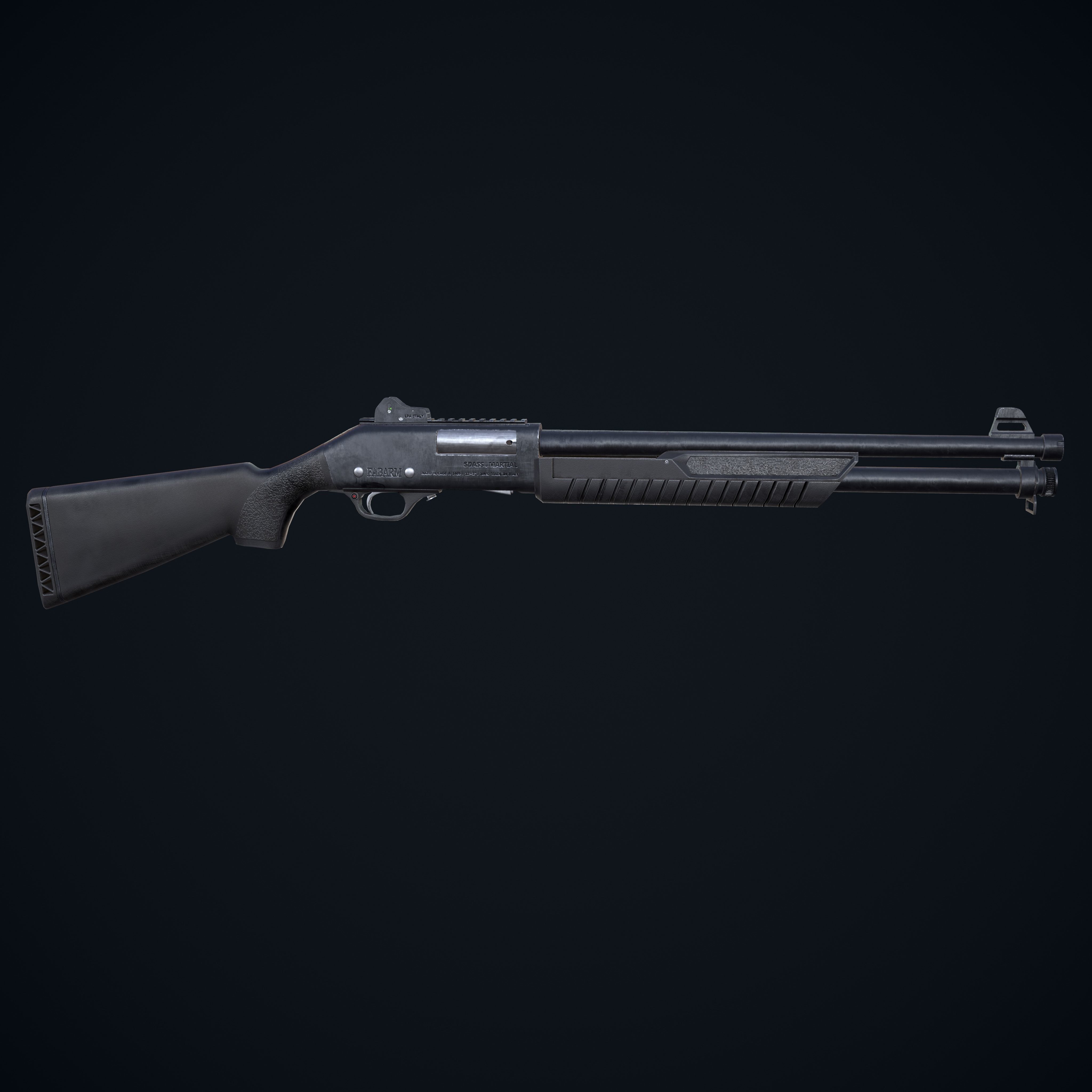 3D model Fabarm Martial SDASS VR / AR / low-poly | CGTrader