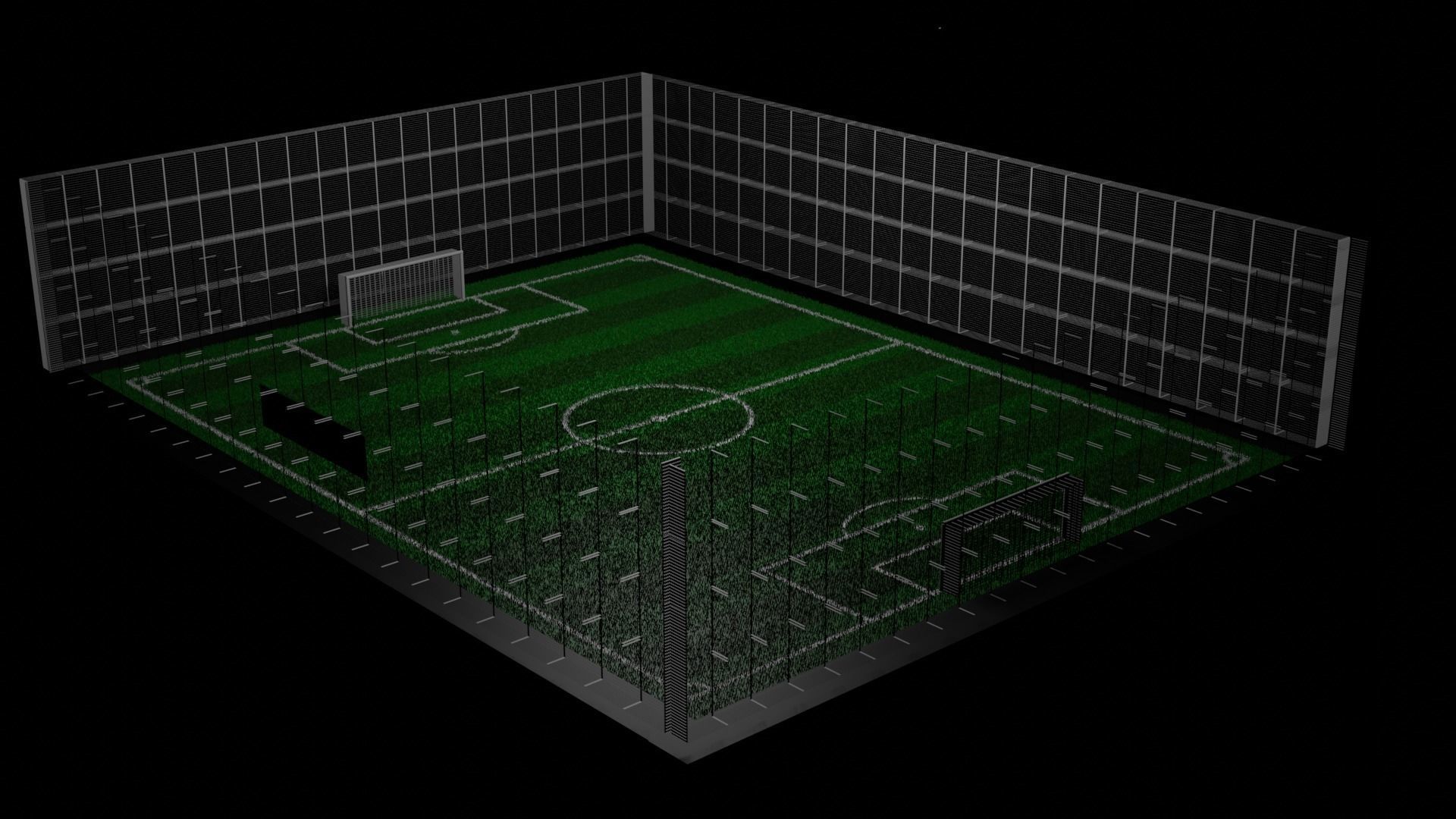 Free Soccer Pitch free 3D model | CGTrader