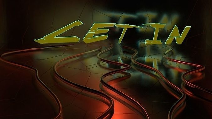 Cyberpunk 2077 Text 3D model animated | CGTrader