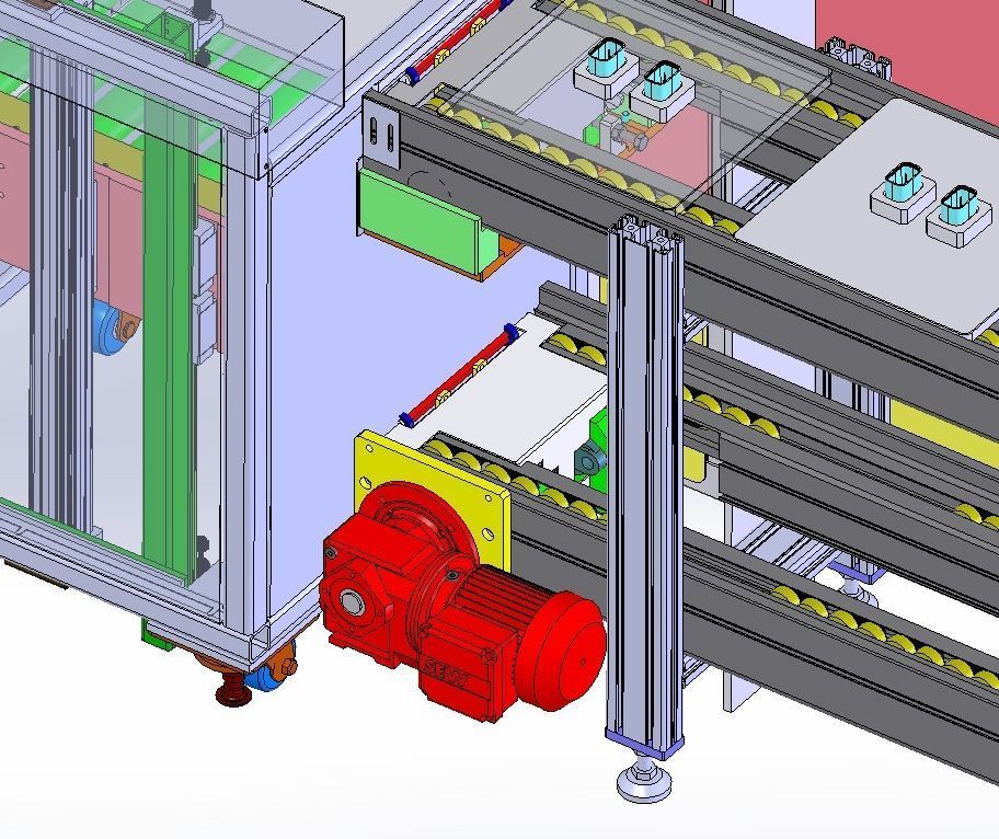 Mobile phone charger automatic assembly line 3D model | CGTrader