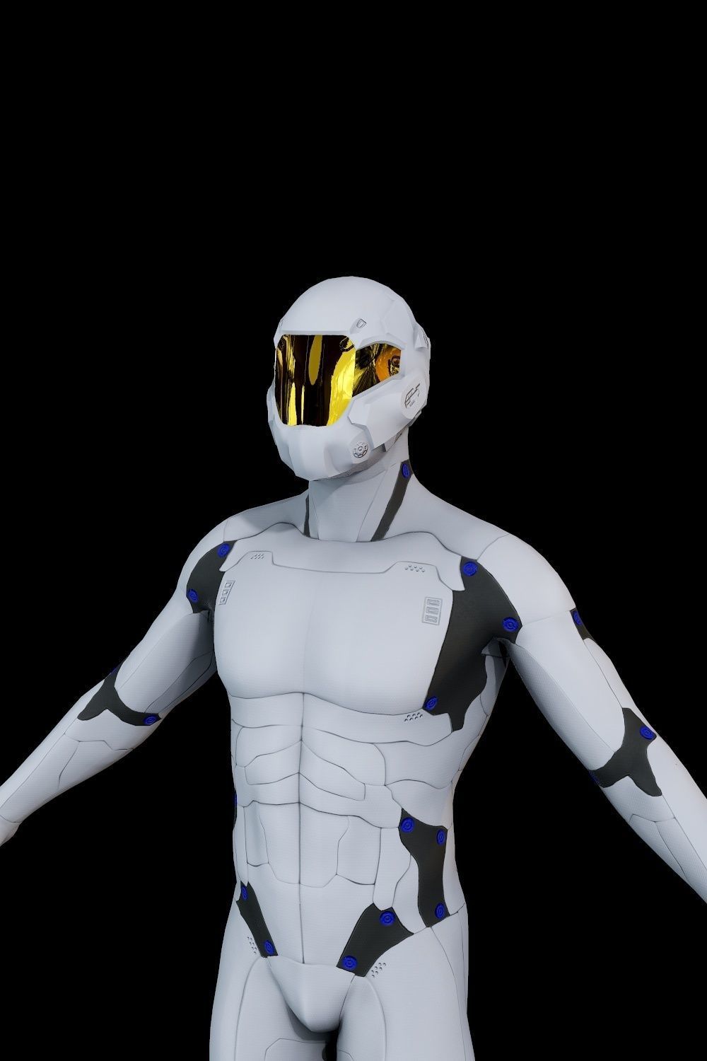 3D model Sci-Fi soldier 3D model VR / AR / low-poly | CGTrader