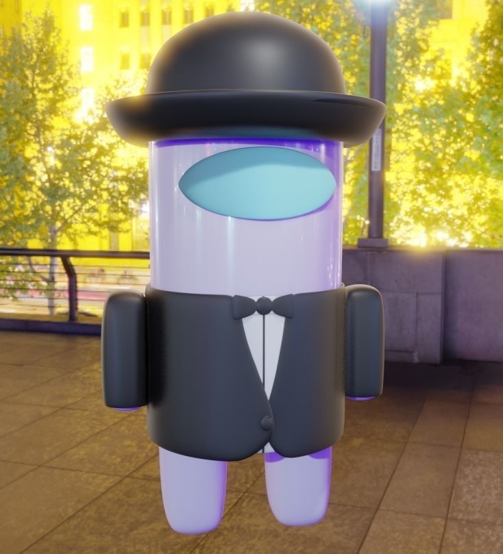 3D model Among Us Robot VR / AR / low-poly | CGTrader