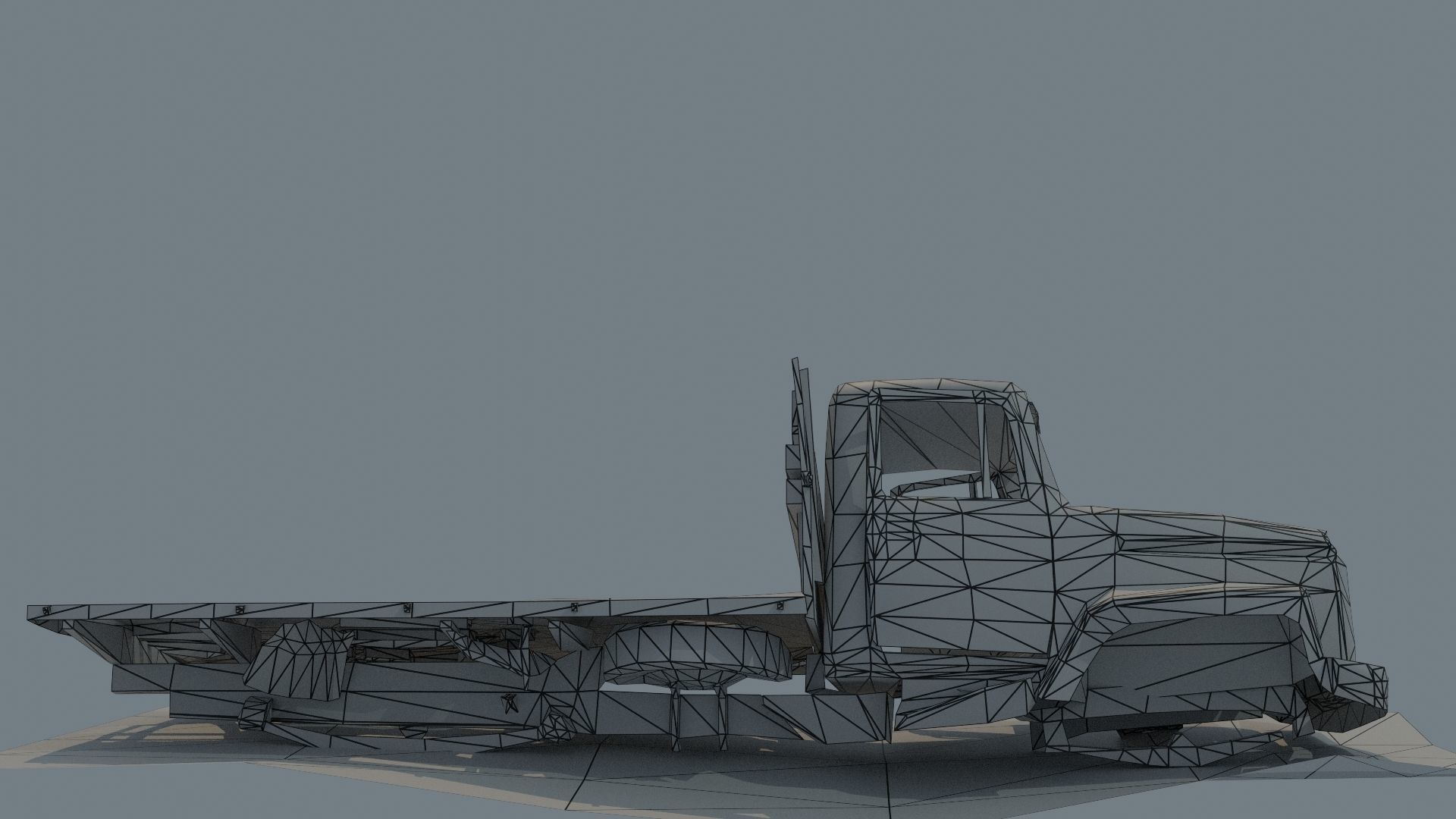 3D model GAZ 3307 VR / AR / low-poly | CGTrader