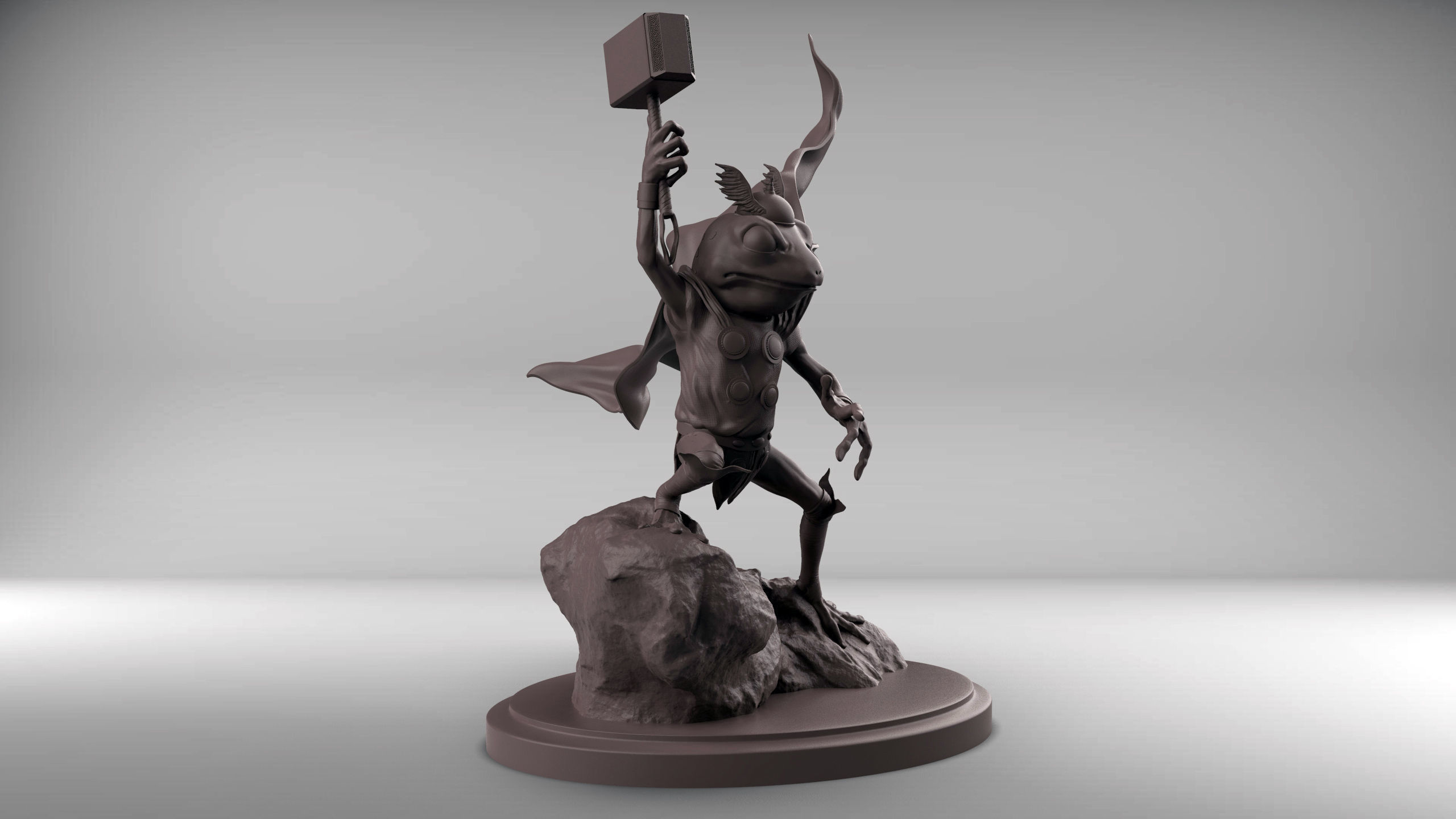 THROG Thor - Marvel 3D model 3D printable | CGTrader