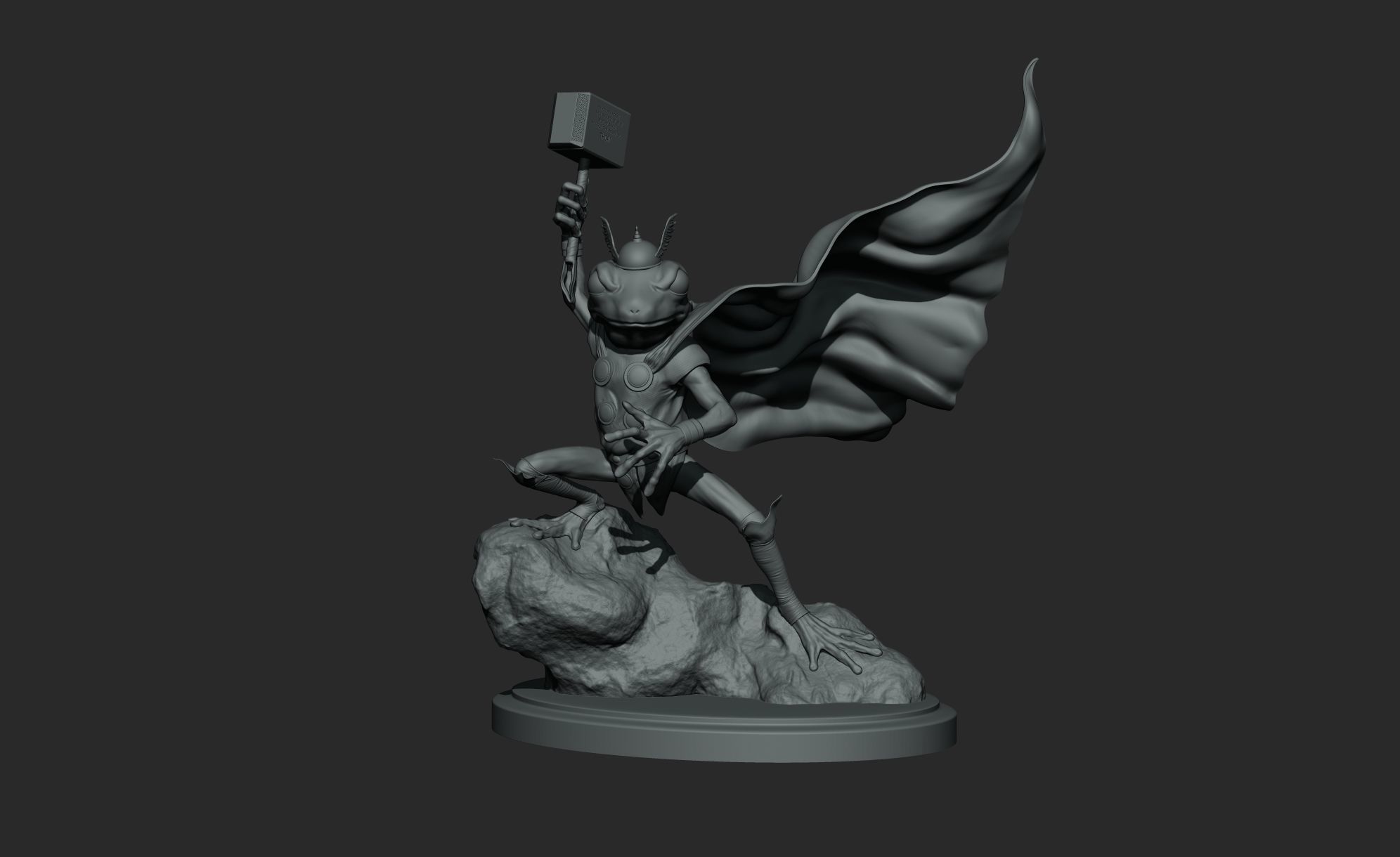 THROG Thor - Marvel 3D model 3D printable | CGTrader
