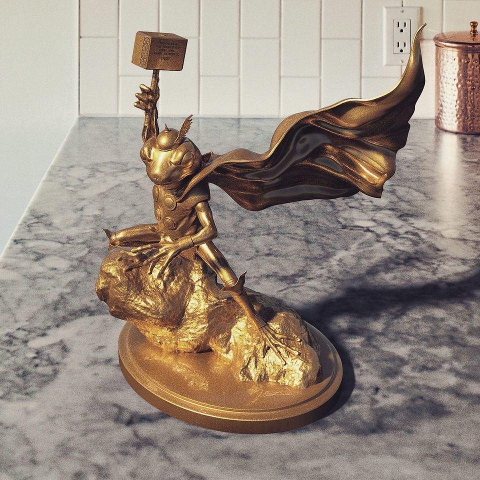 THROG Thor - Marvel 3D model 3D printable | CGTrader