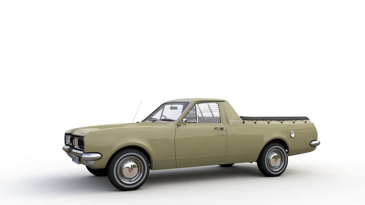 HOLDEN HG UTE KINGSWOOD 1970 3D model | CGTrader