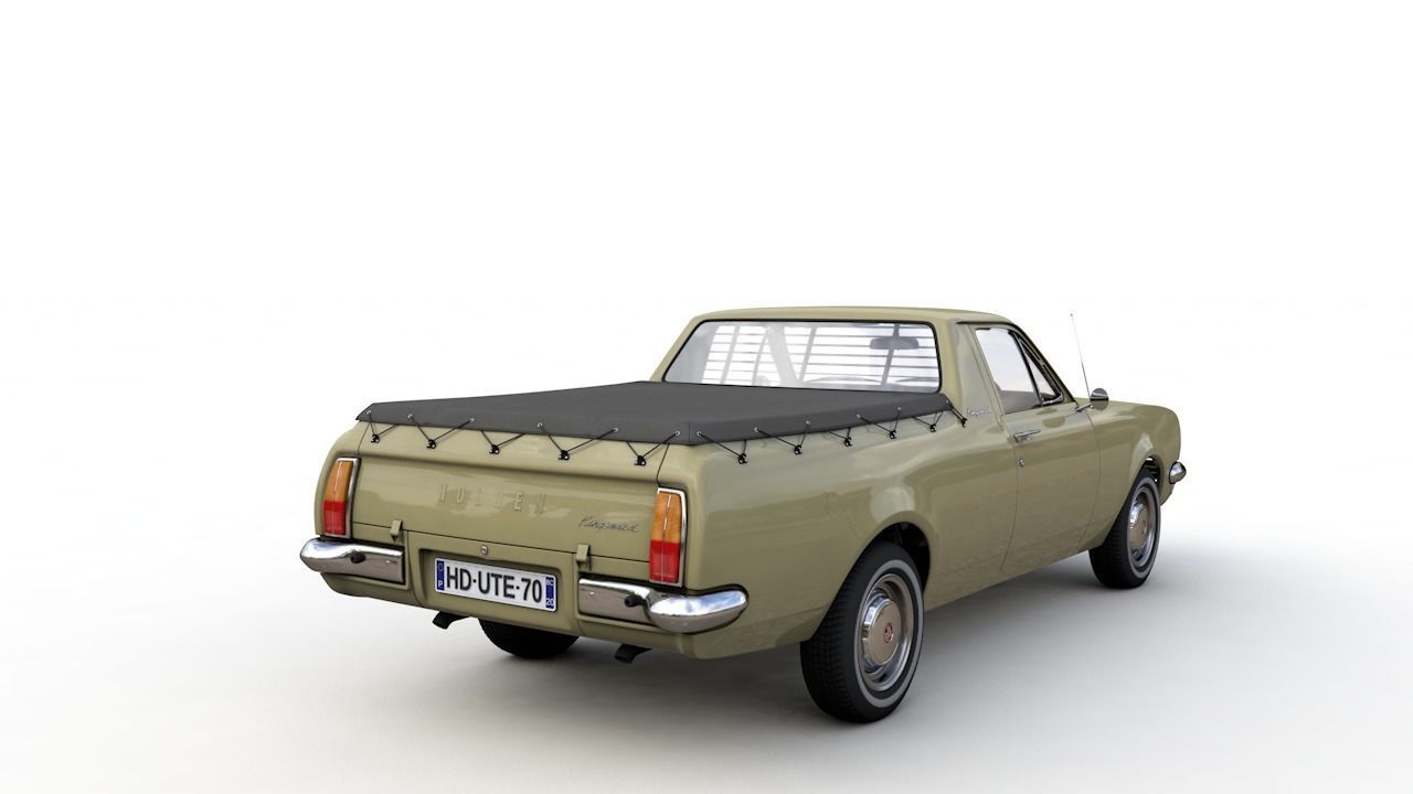 HOLDEN HG UTE KINGSWOOD 1970 3D model | CGTrader