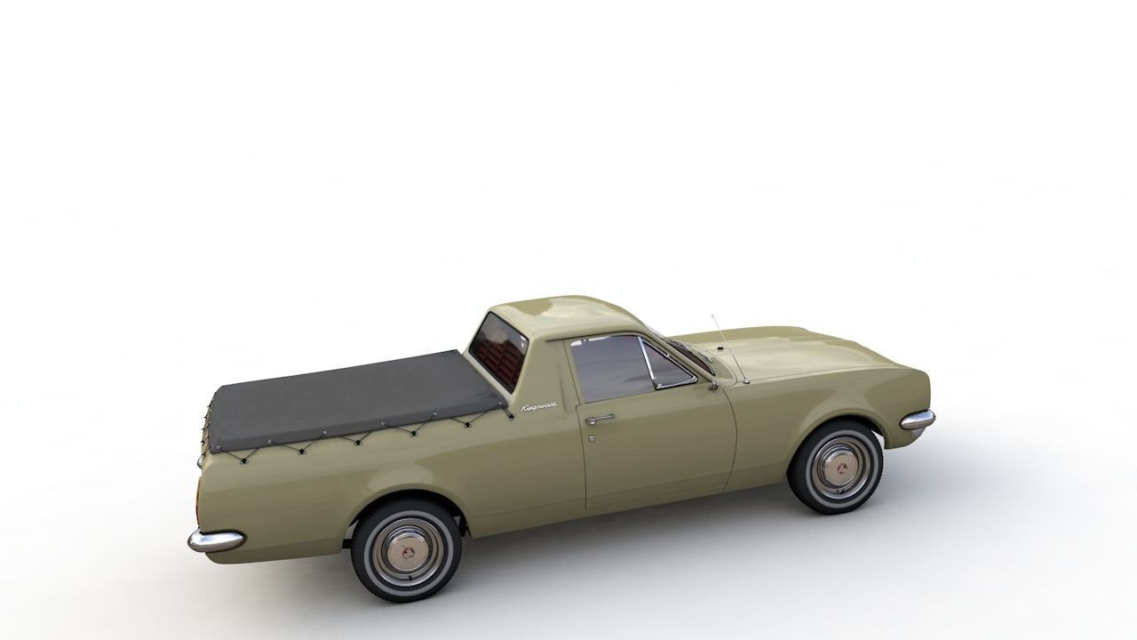 HOLDEN HG UTE KINGSWOOD 1970 3D model | CGTrader