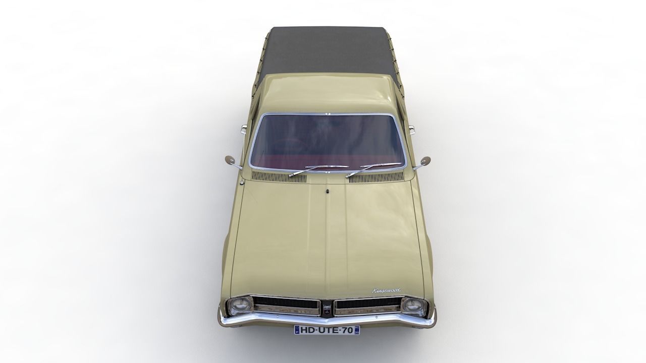 HOLDEN HG UTE KINGSWOOD 1970 3D model | CGTrader