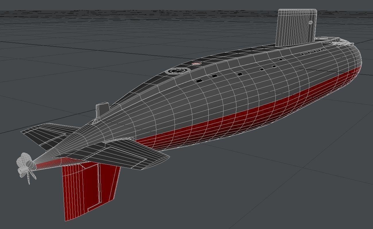 3D model SSK Kilo class VR / AR / low-poly | CGTrader