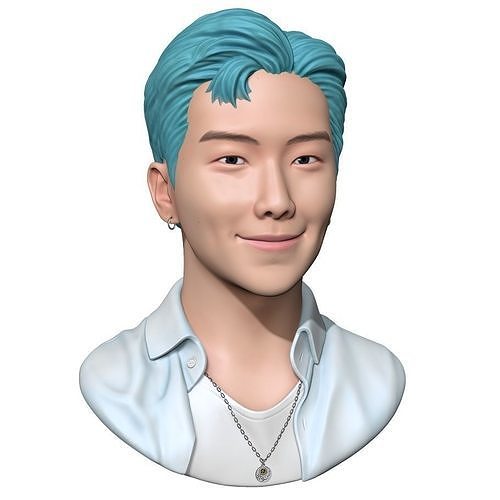 BTS RM Kim Namjoon 3D model 3D printable | CGTrader