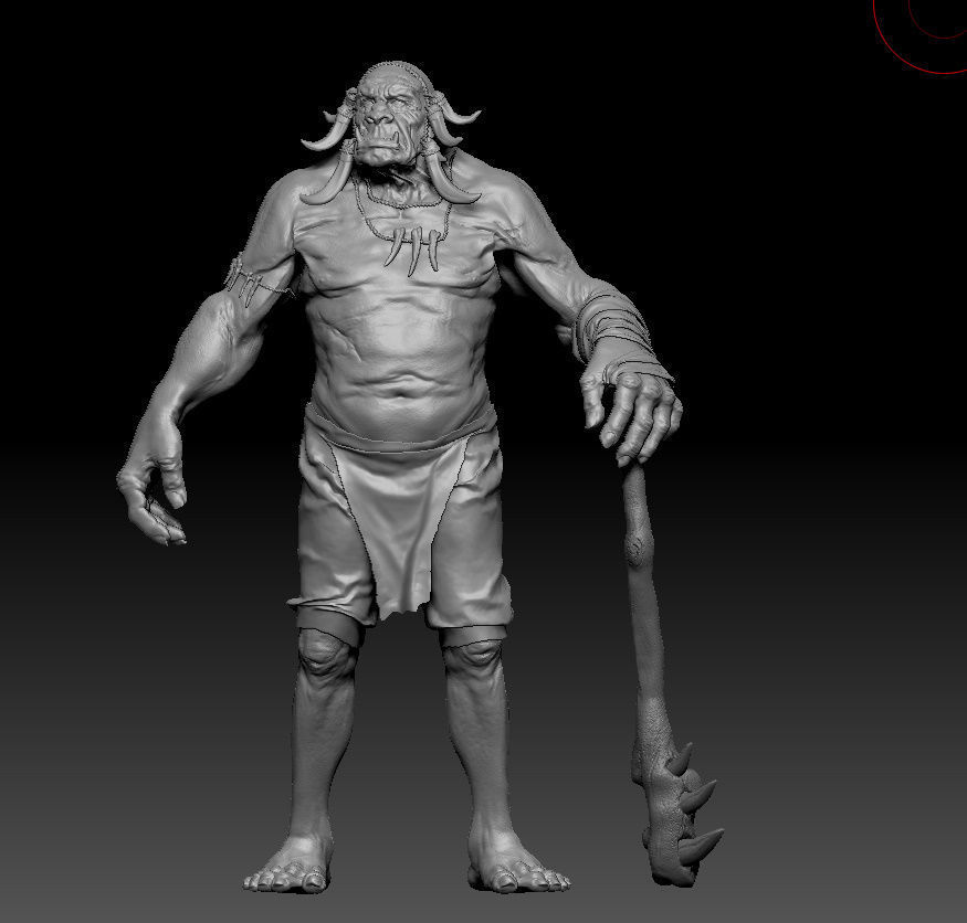 Old ogre 3D model | CGTrader