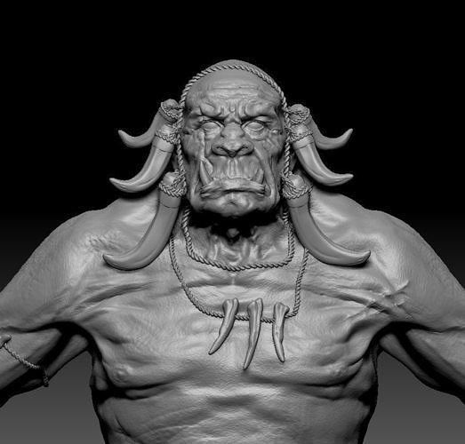 Old ogre 3D model | CGTrader
