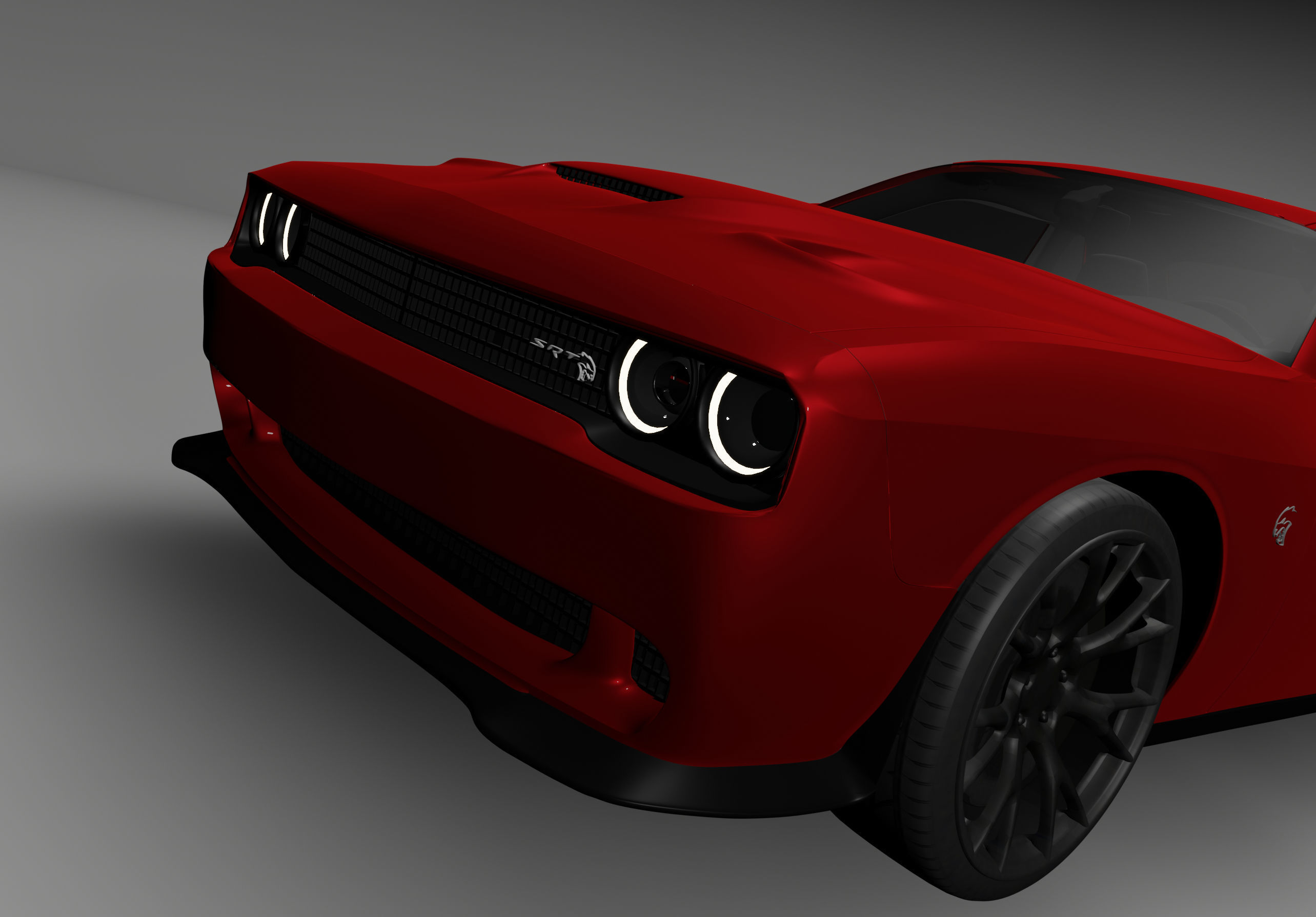 3D model Supercar dodge sport car VR / AR / low-poly | CGTrader