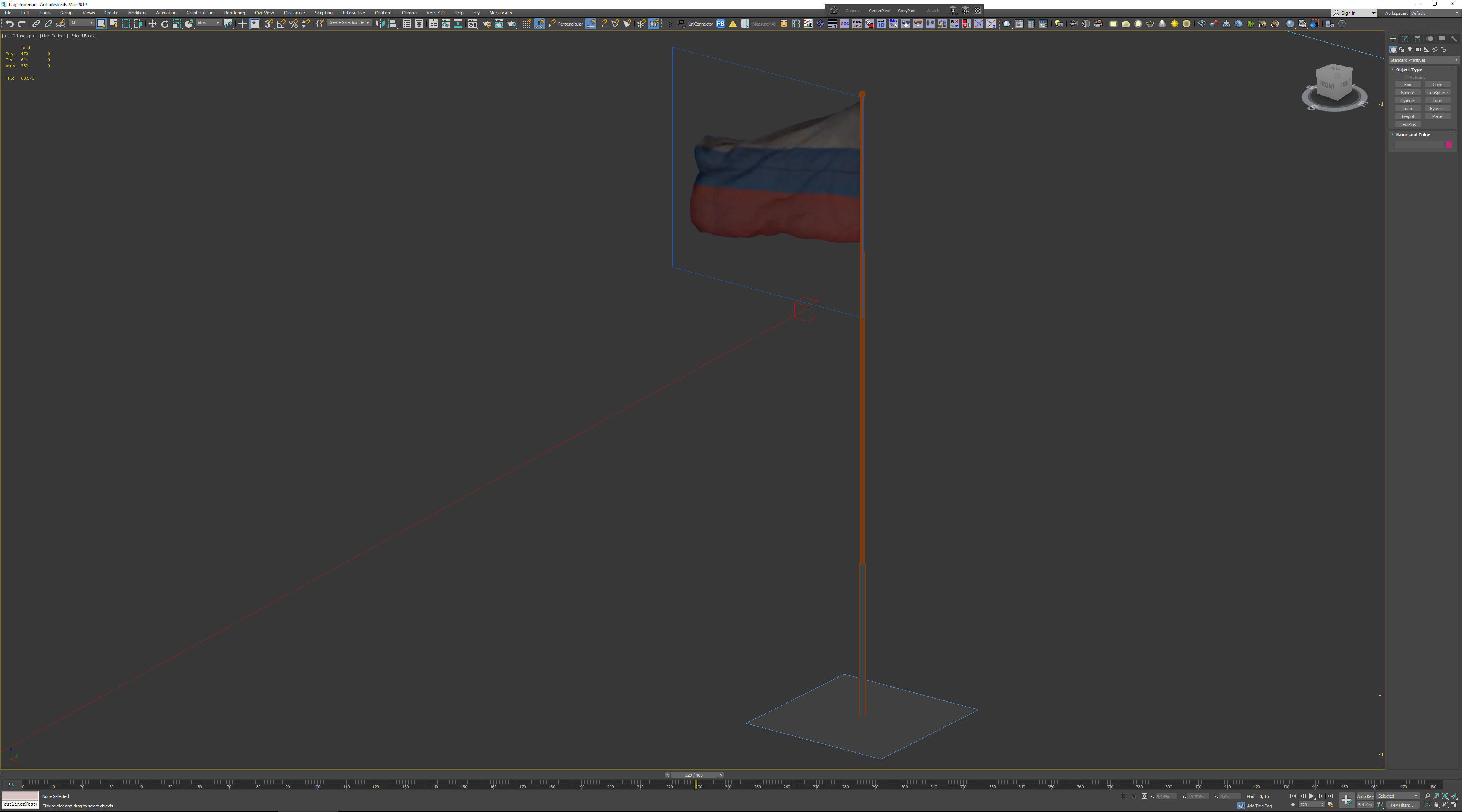 Lowpoly free flag with variations free VR / AR / low-poly 3D model ...