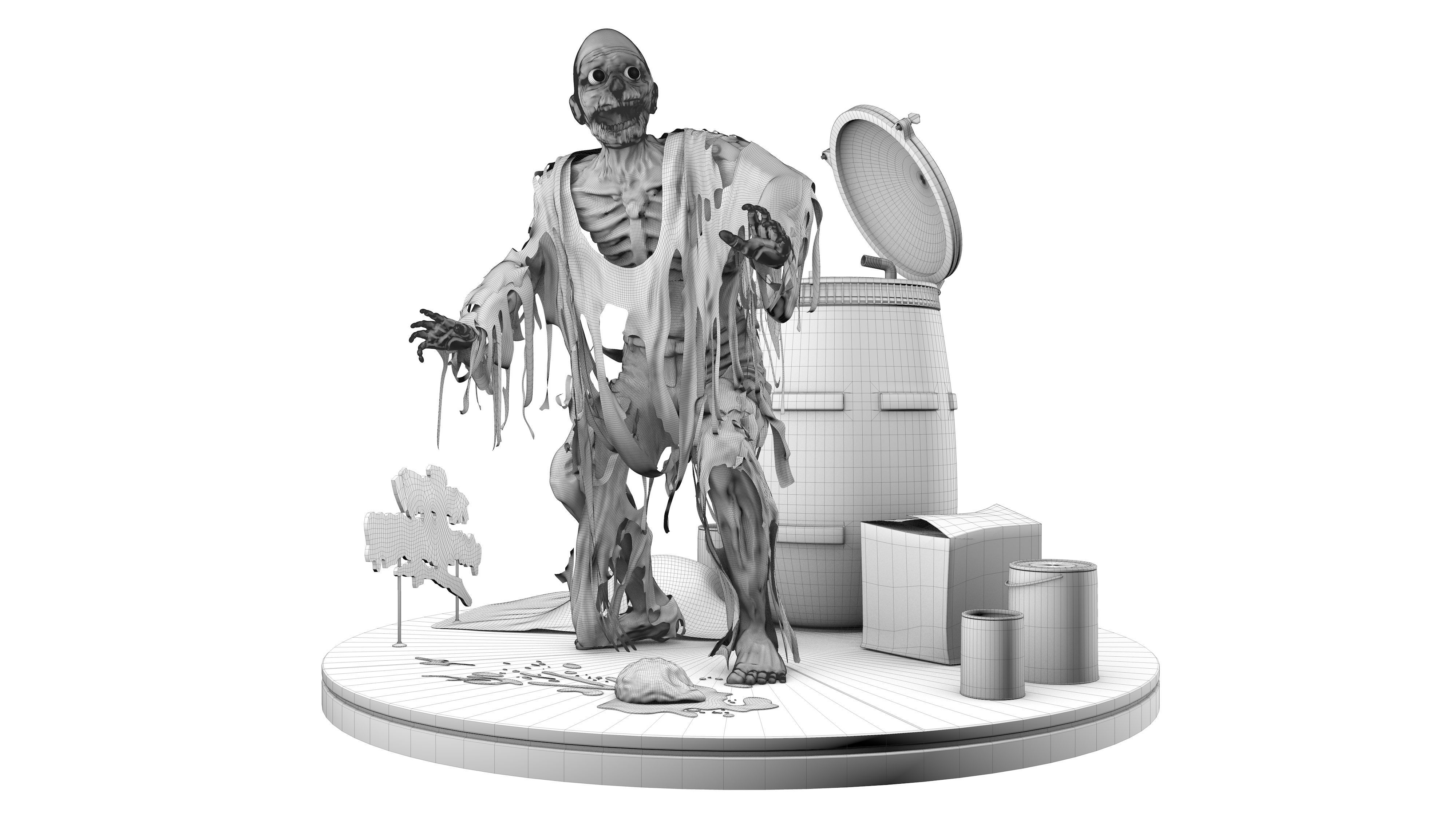 The return of the living dead 3D model | CGTrader