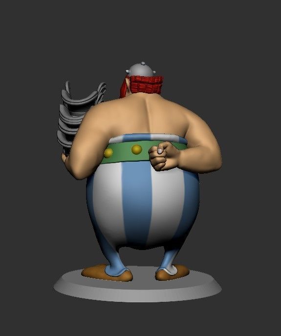 Obelix character 3D model 3D printable | CGTrader