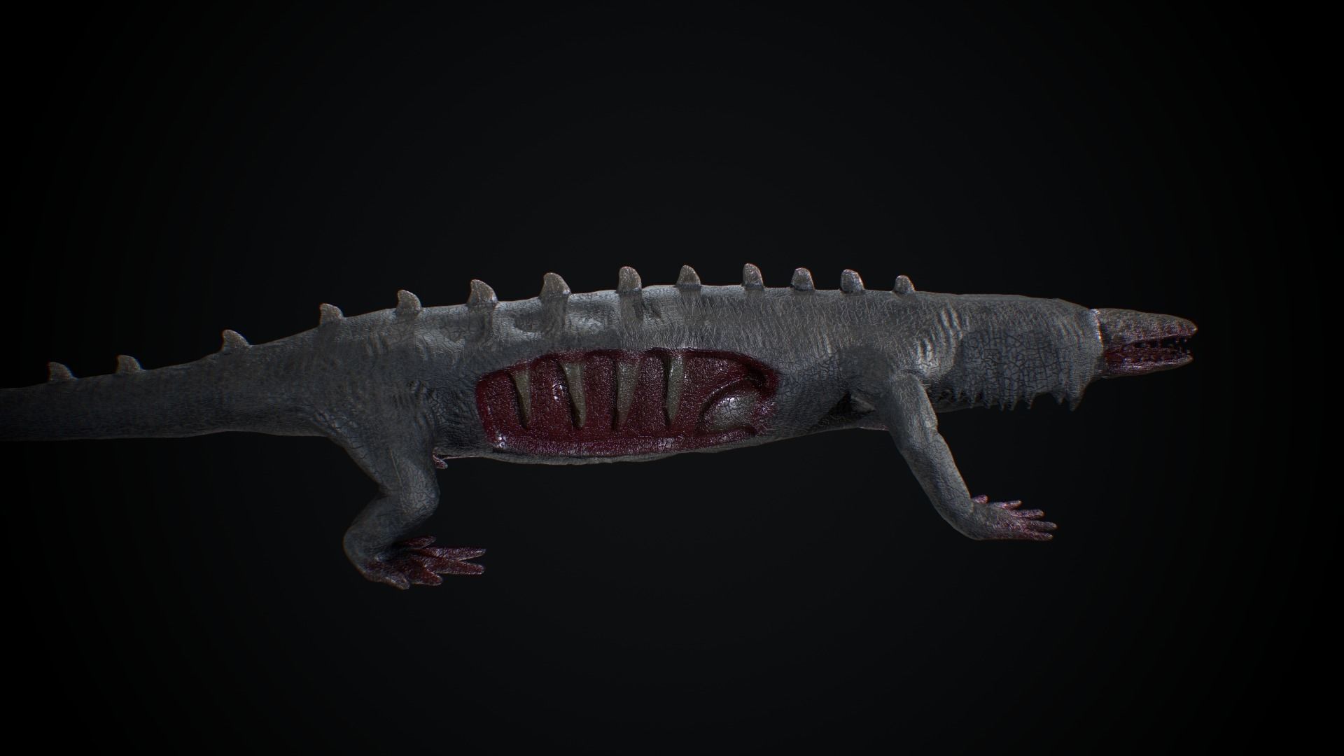 3D model SCP 682 VR / AR / low-poly | CGTrader