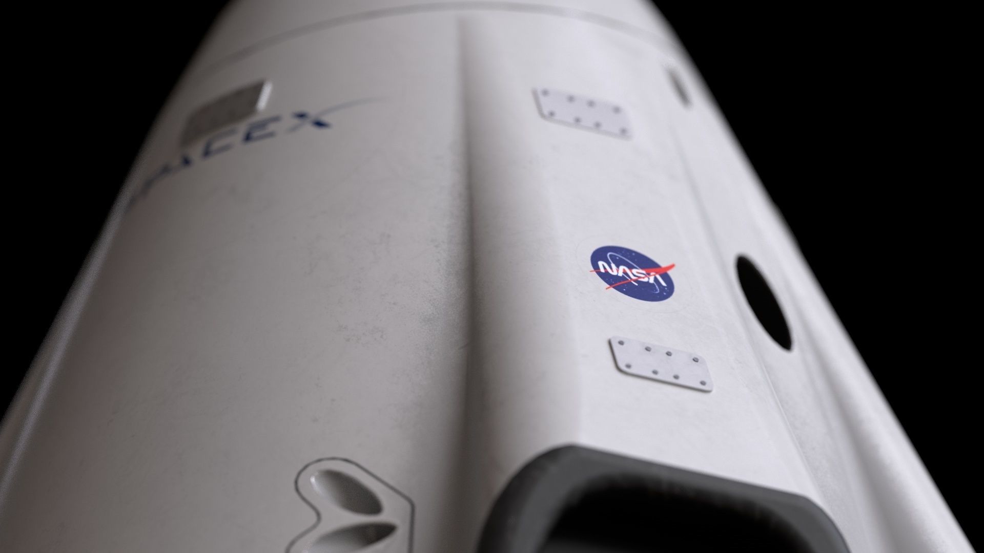 3D model Crew Dragon SpaceX Pod VR / AR / low-poly | CGTrader