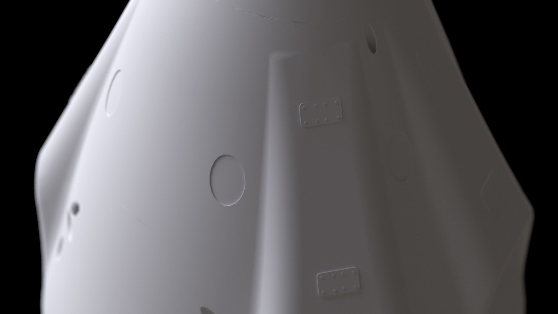 3D model Crew Dragon SpaceX Pod VR / AR / low-poly | CGTrader