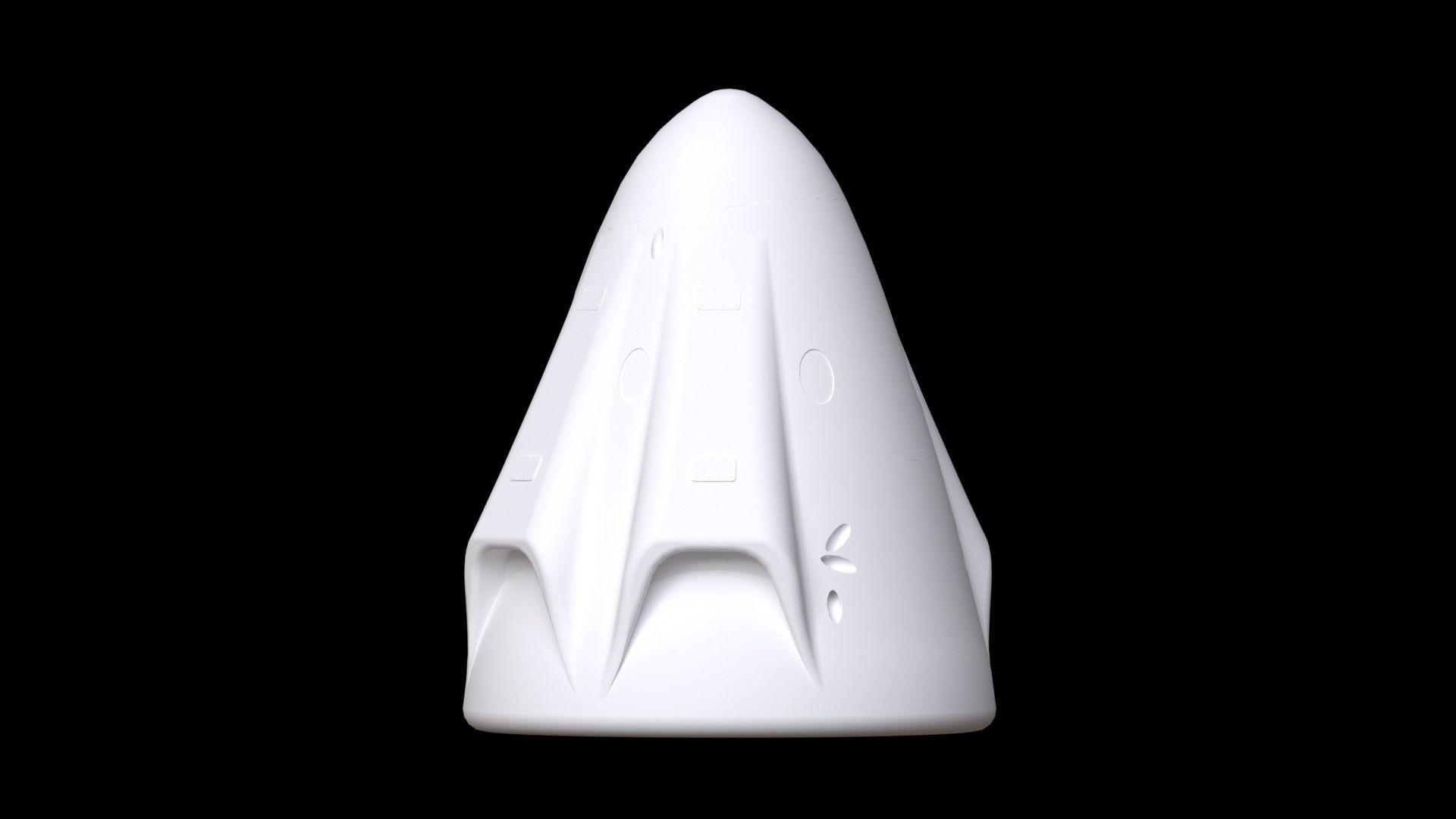 3D model Crew Dragon SpaceX Pod VR / AR / low-poly | CGTrader