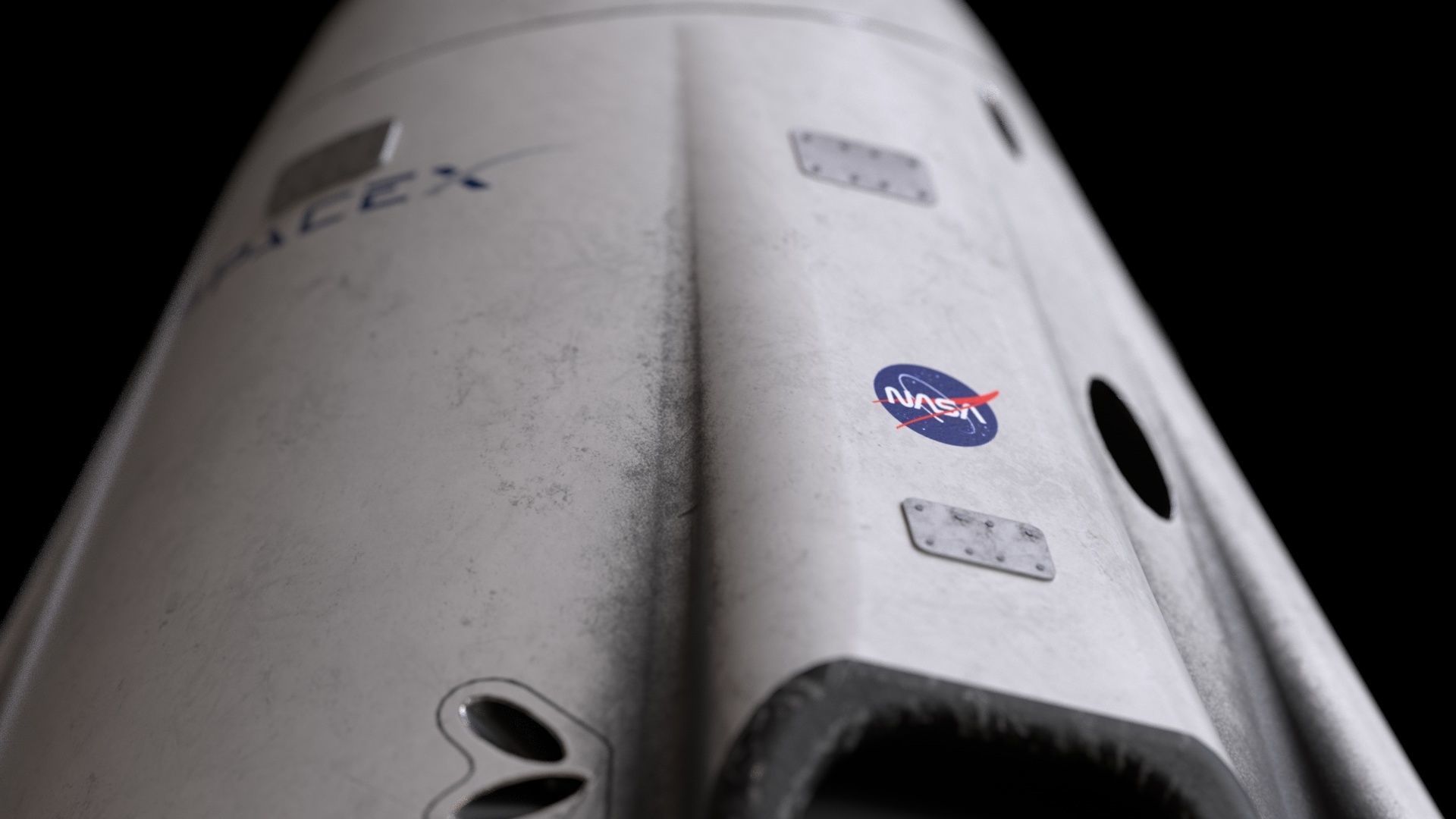 3D model Crew Dragon SpaceX Pod VR / AR / low-poly | CGTrader