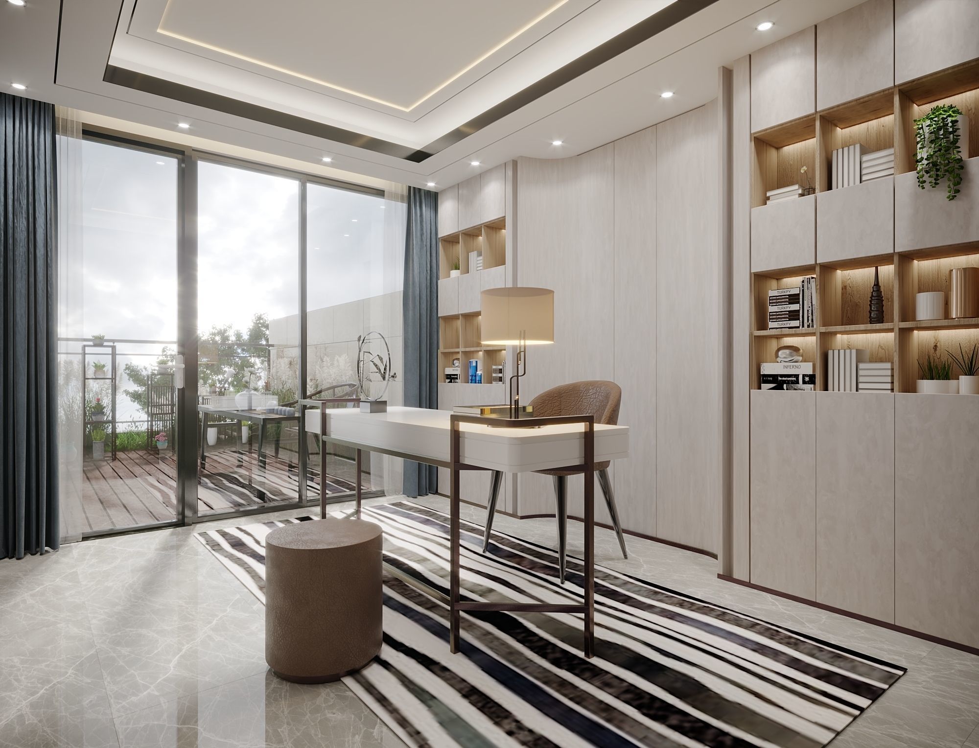 neo Chinese style 3D model rigged | CGTrader