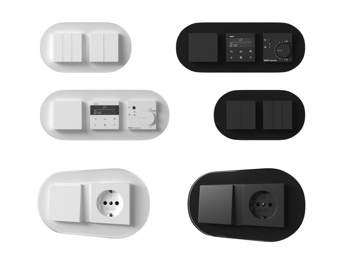 3D model Gira studio flush-mounted VR / AR / low-poly | CGTrader