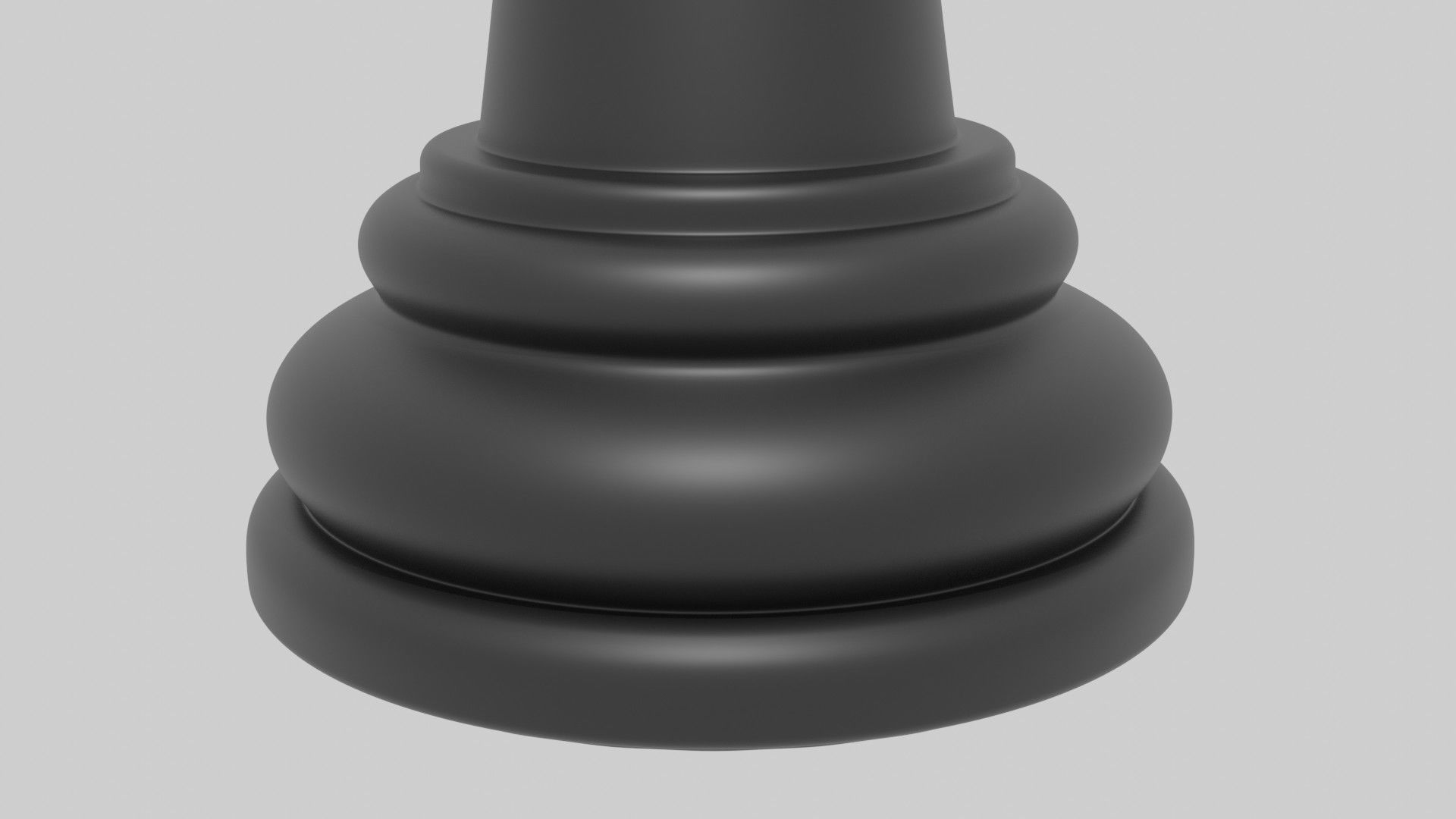 3D model Chess Rook Black Piece VR / AR / low-poly | CGTrader